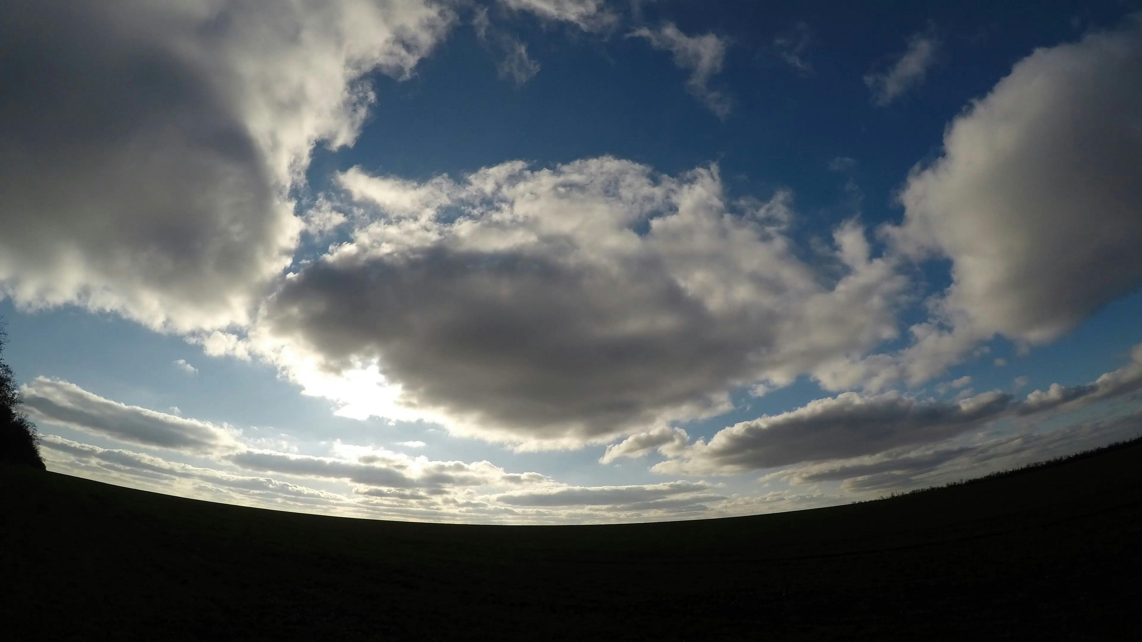 Video Footage Of Flying Above And Over The Clouds Free Stock Video ...