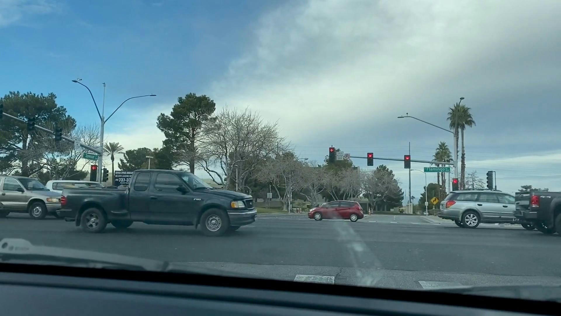 Vehicle Footage Of Waiting In The Traffic Light Free Stock Video ...