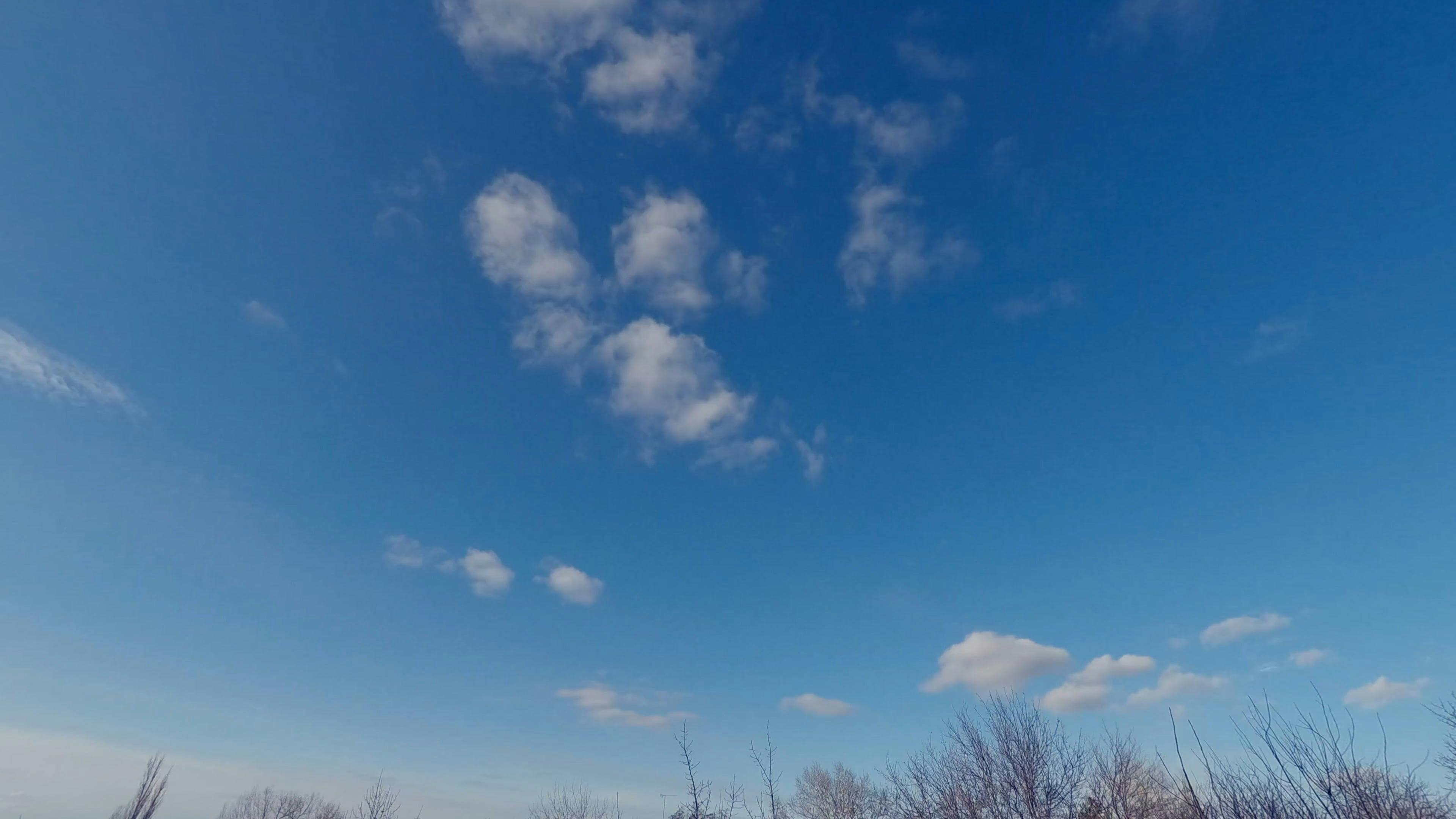 Clouds Moving Across The Sky · Free Stock Video