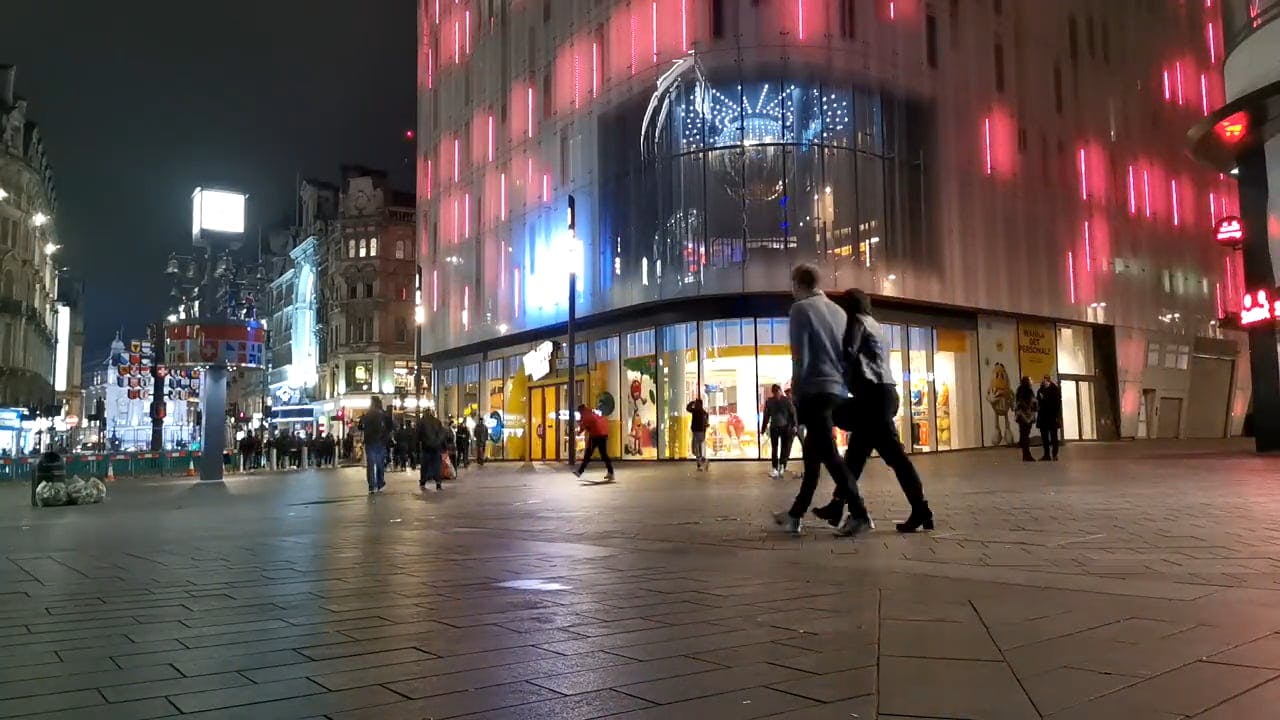 People Walking Along The Street In London Free Stock Video Footage ...