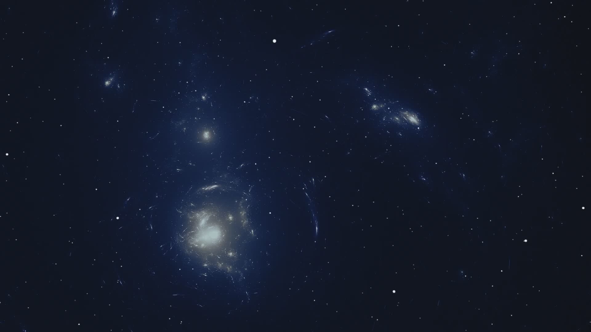 Stunning Spiral Galaxy and Stars in Deep Space Free Stock Video Footage ...