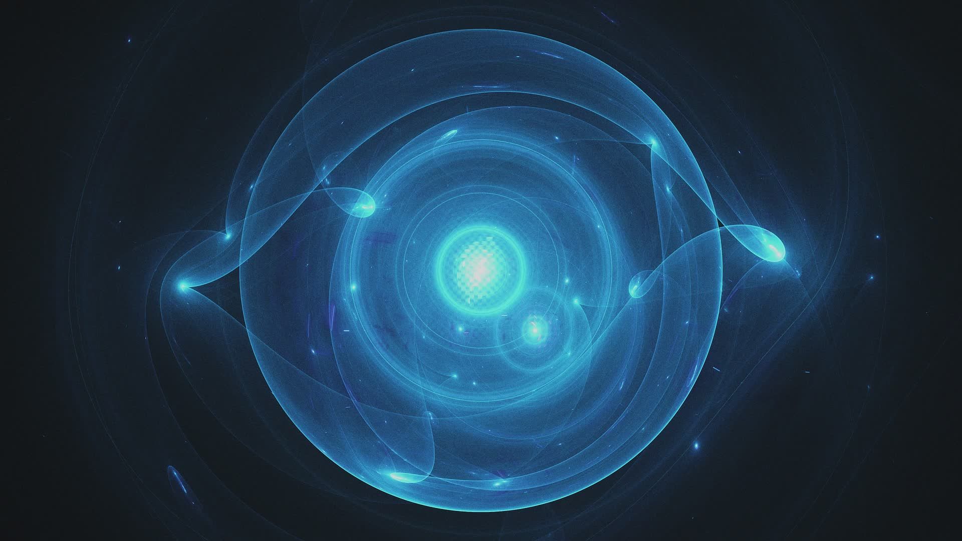 Abstract Blue Swirling Light Animation Loop Free Stock Video Footage ...