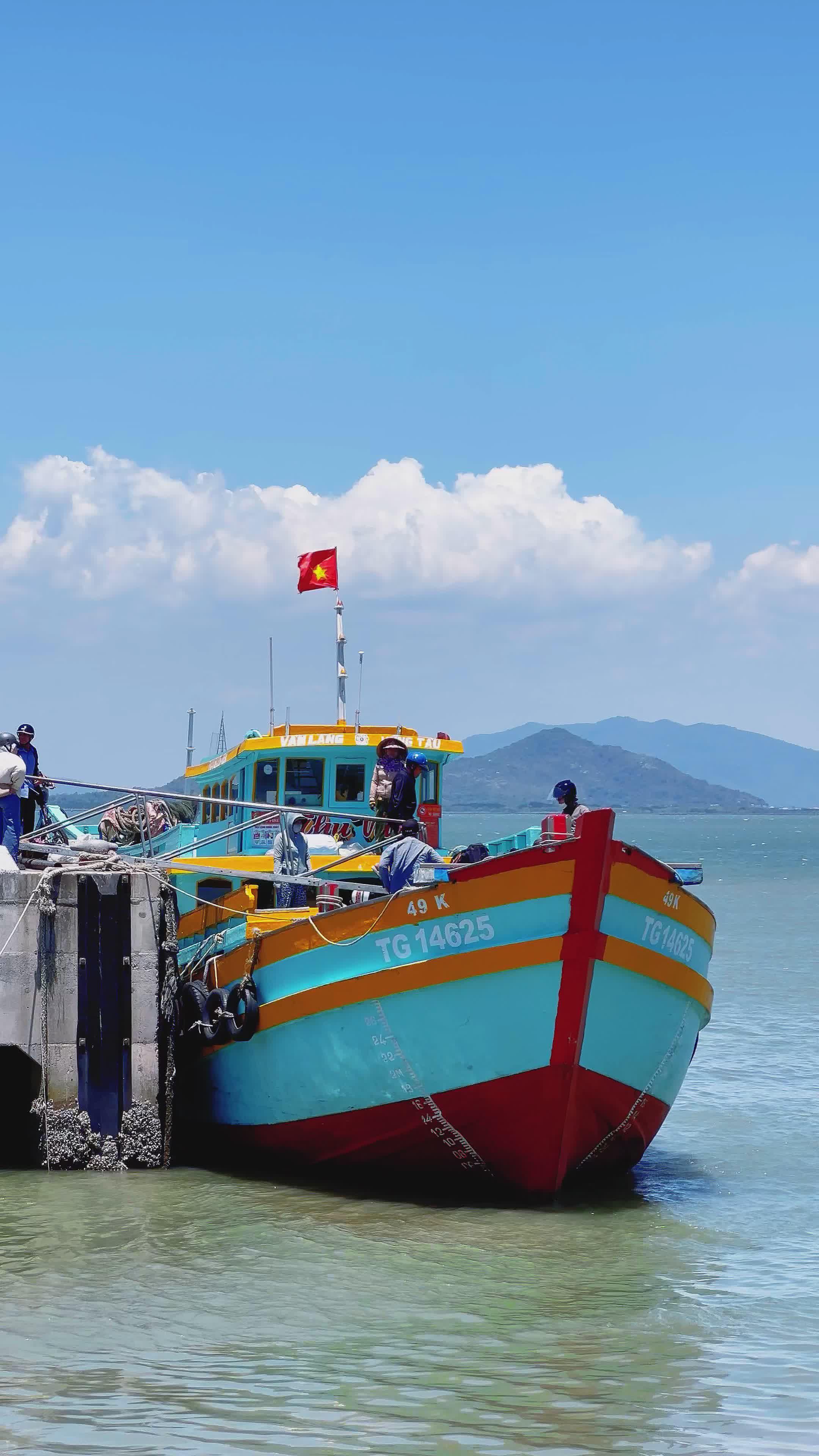 Colorful Fishing Boat at a Pier Free Stock Video Footage, Royalty-Free ...