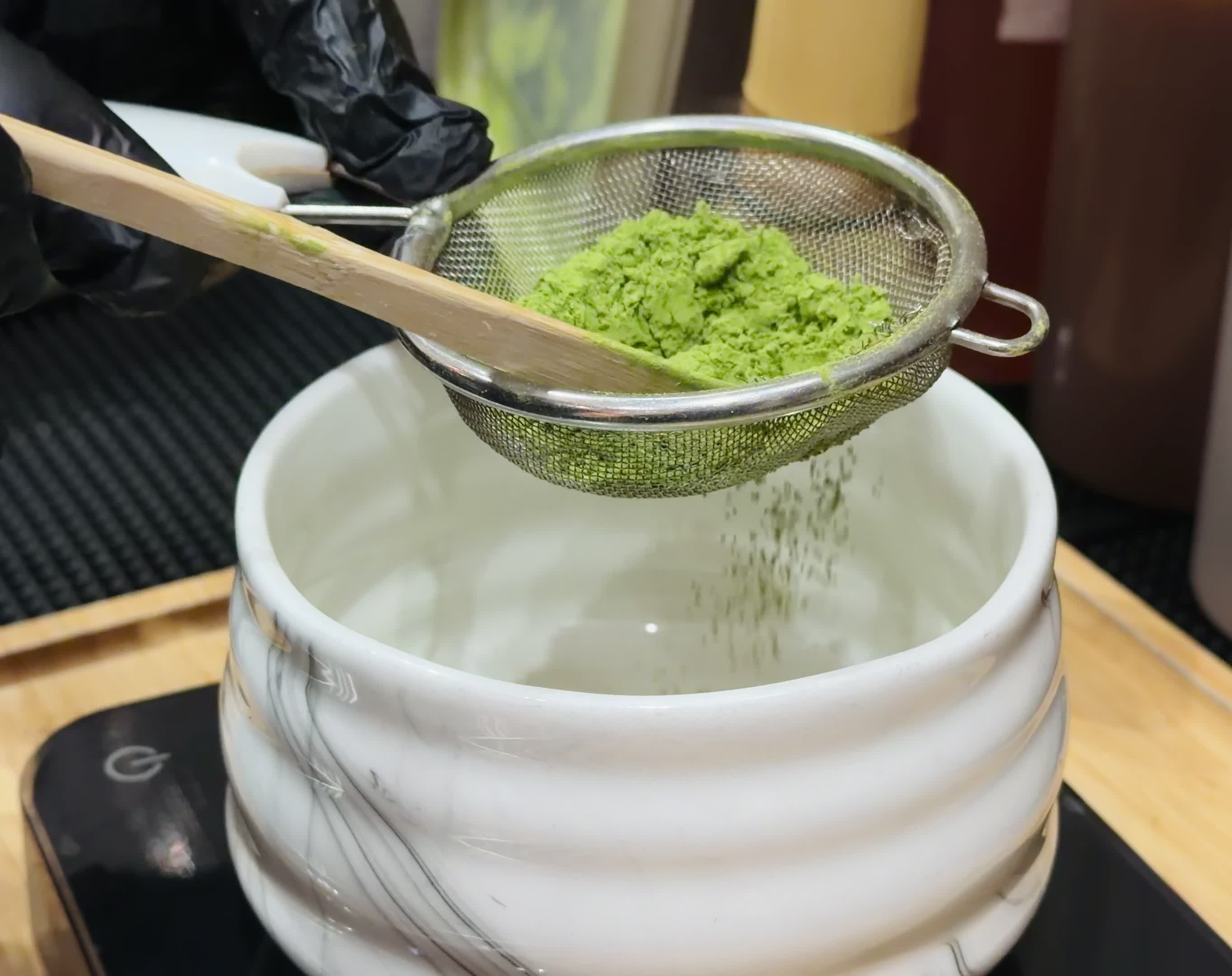 Preparing Matcha in a Traditional Bowl Free Stock Video Footage ...