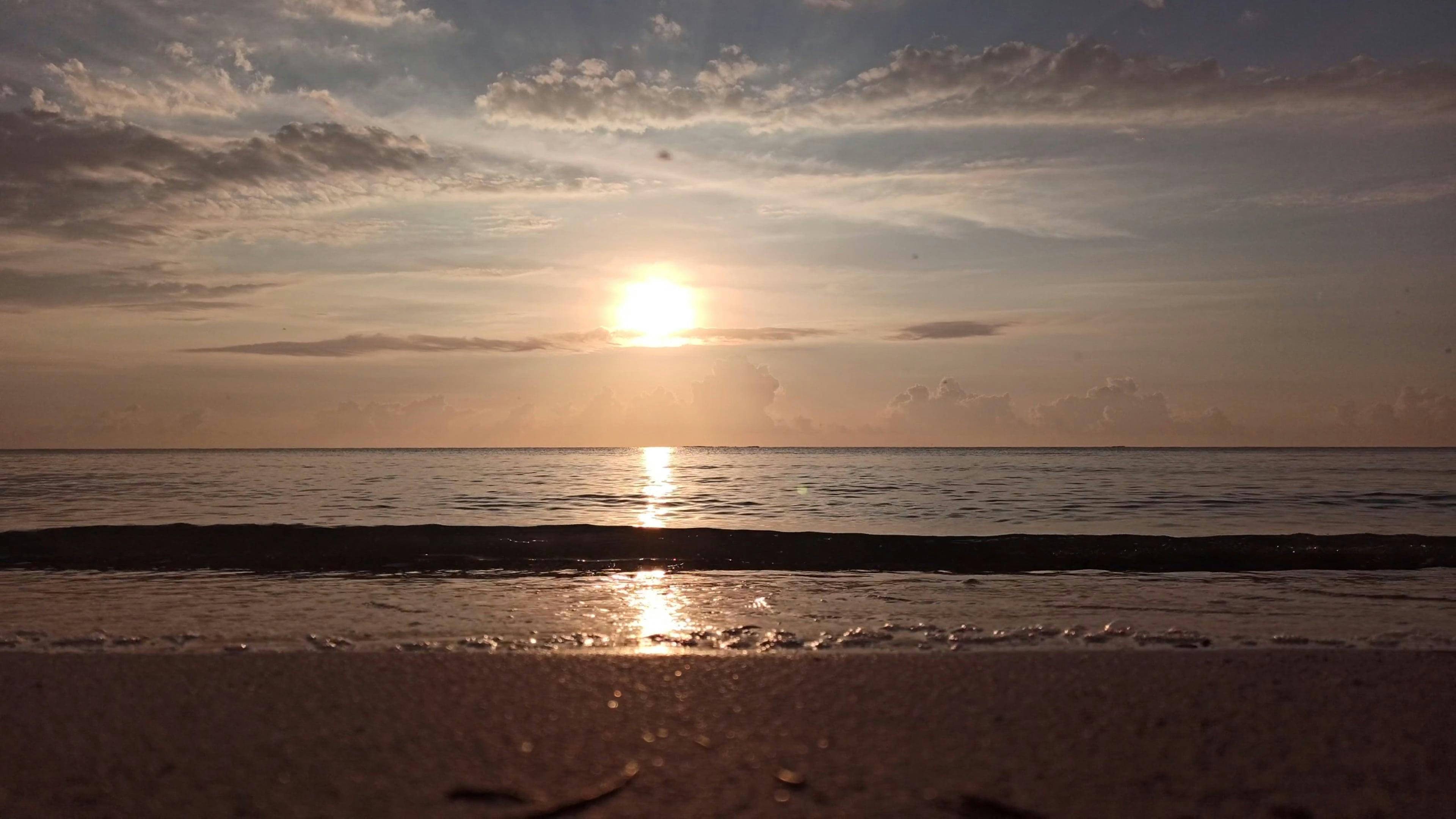 Sunset At The Seashore Free Stock Video Footage, Royalty-Free 4K & HD ...