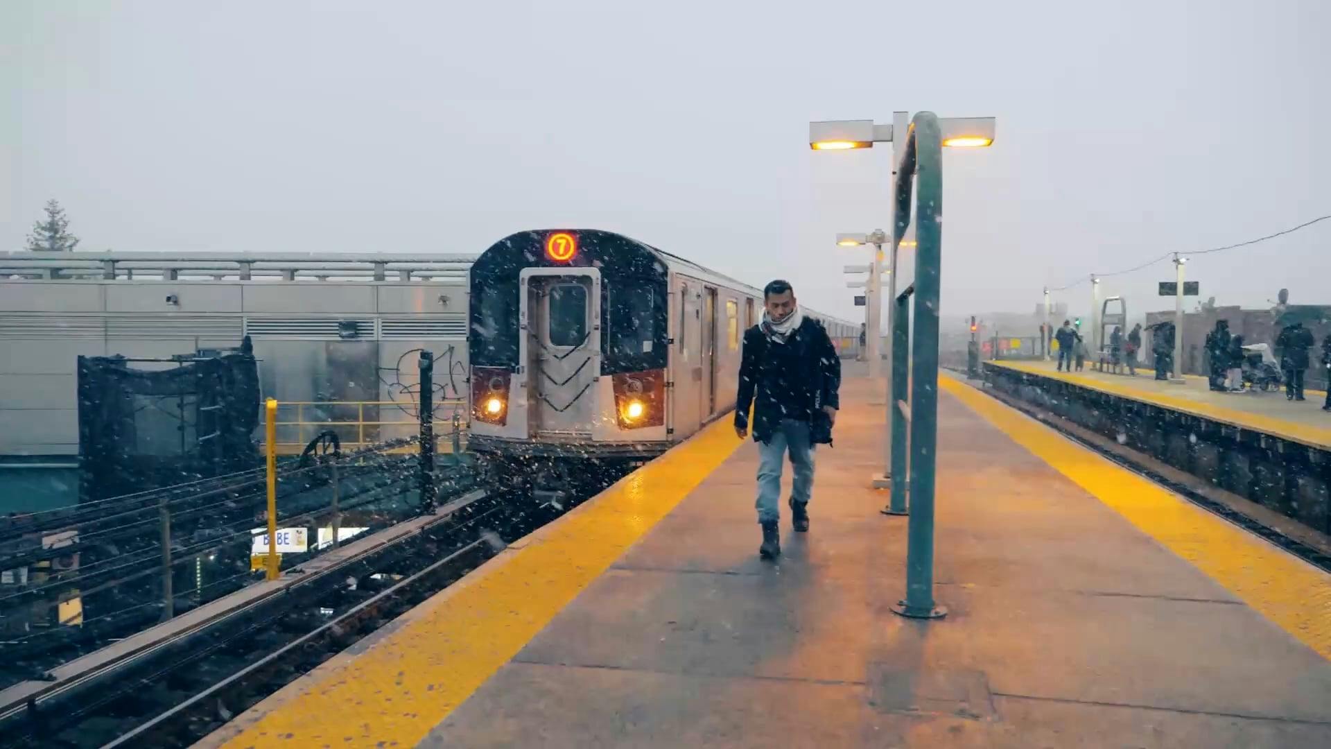 Slow Motion Footage Of The Train Arriving · Free Stock Video