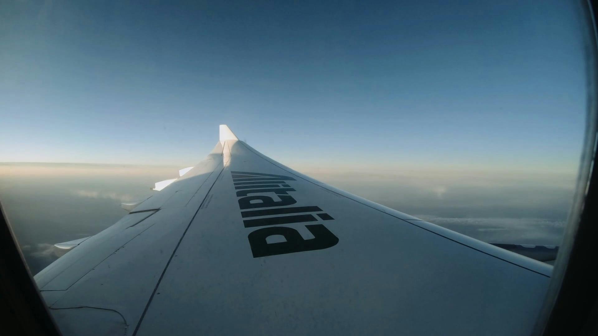 Video Footage Of An Airplane Wing From The Inside · Free Stock Video