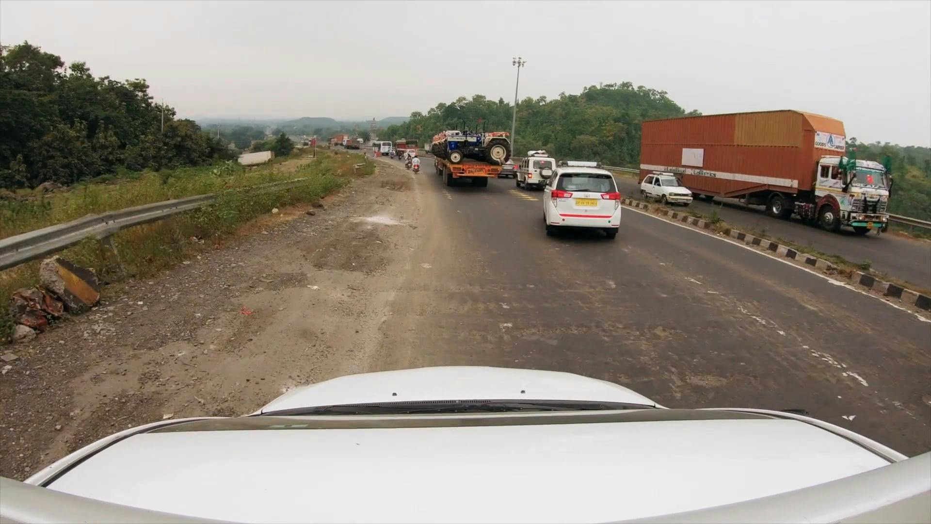 View of the Highway from a Car Free Stock Video Footage, Royalty-Free ...