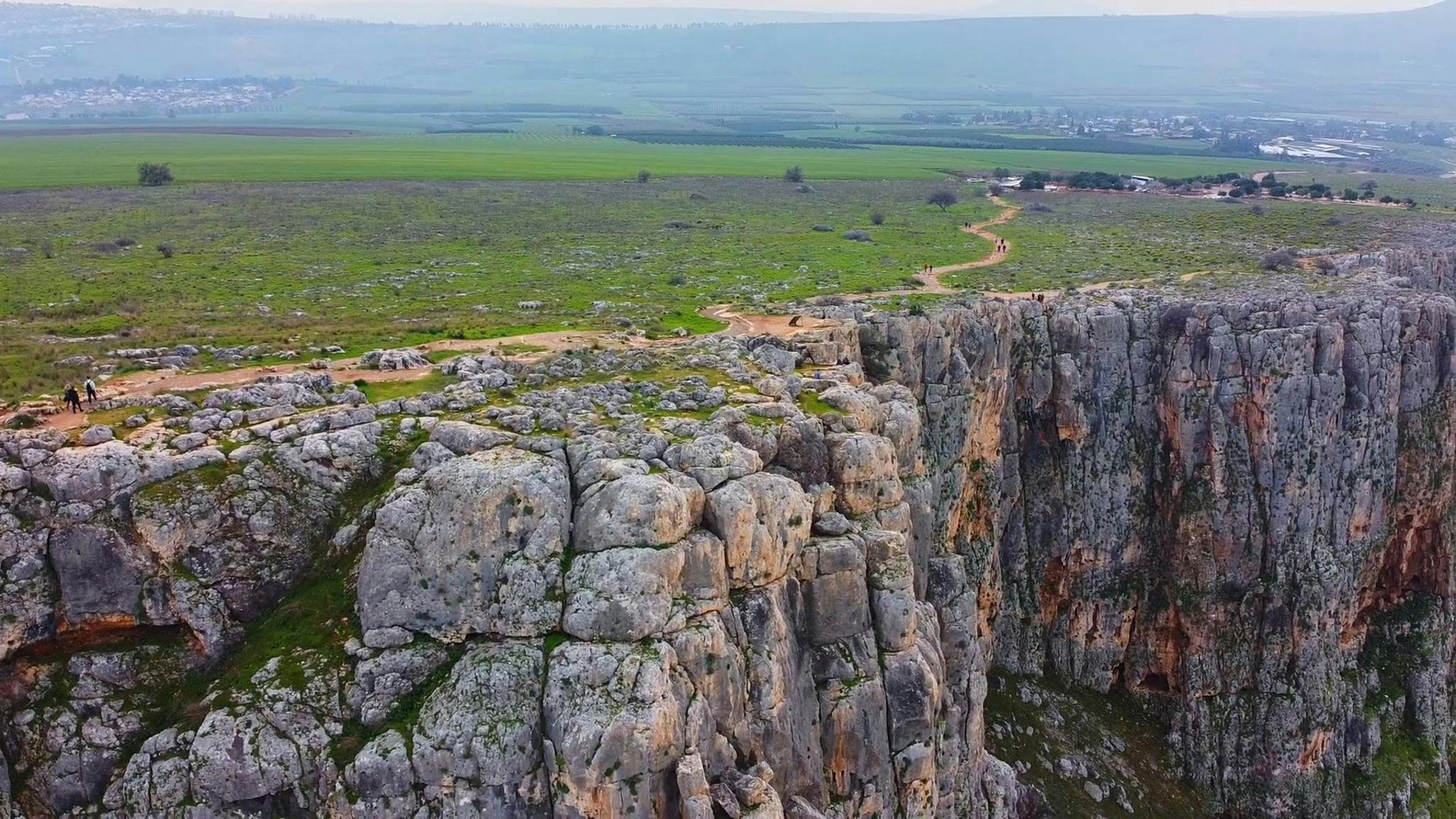 Aerial Footage Of An Cliff Edge · Free Stock Video