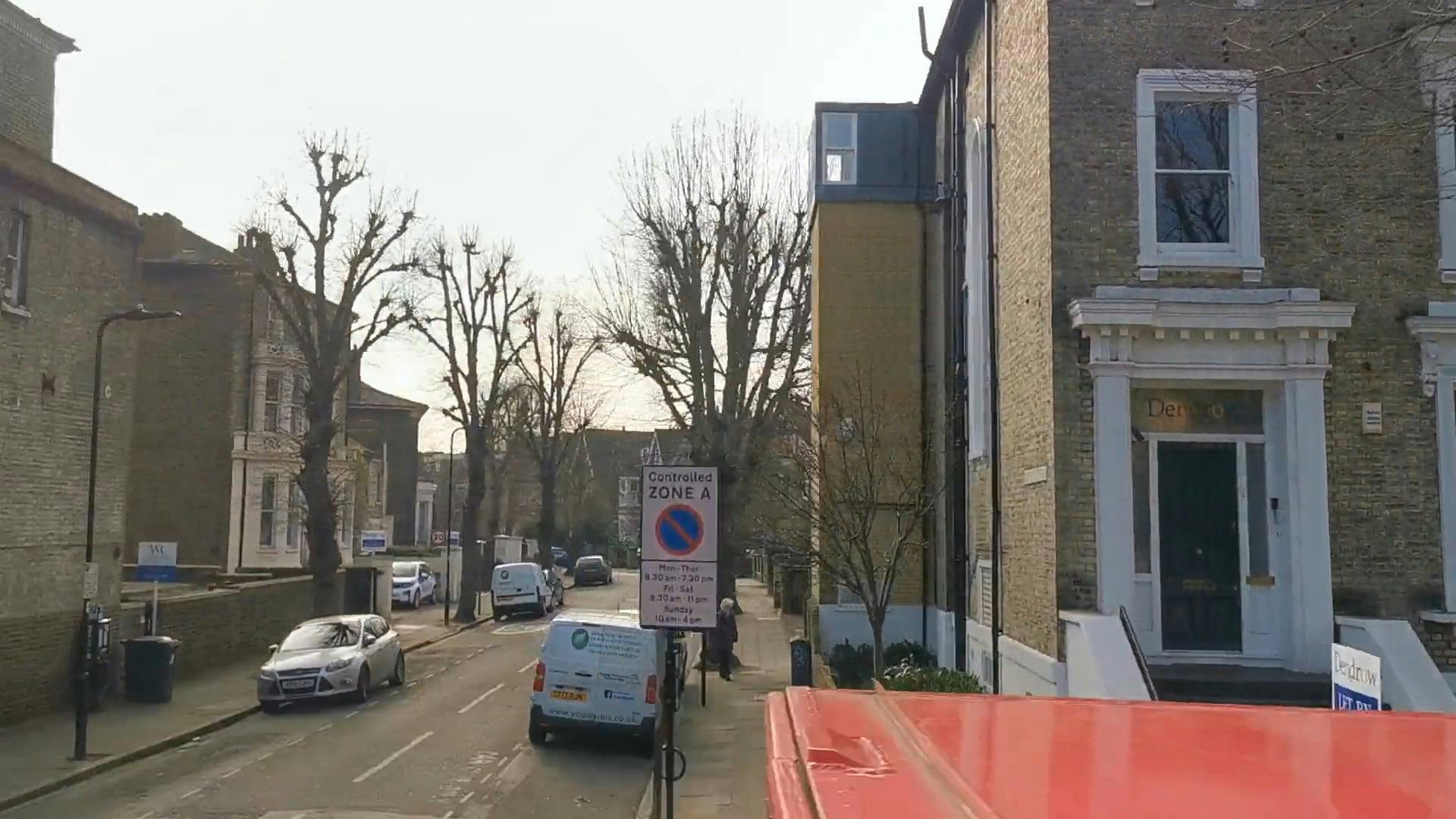 Point of view of a Person Riding a Double Decker Bus Free Stock Video ...