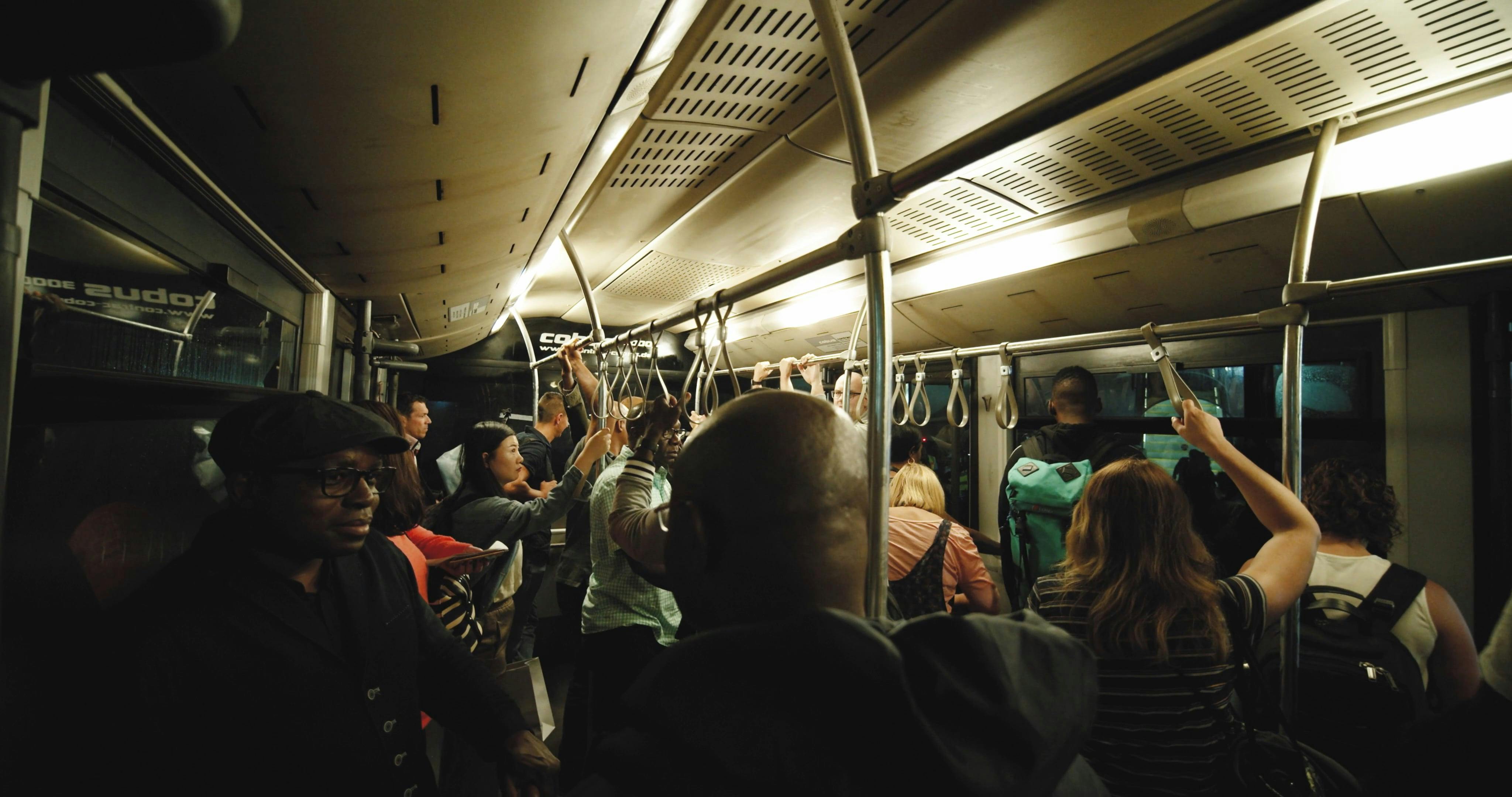 Footage Of People Inside The Train · Free Stock Video