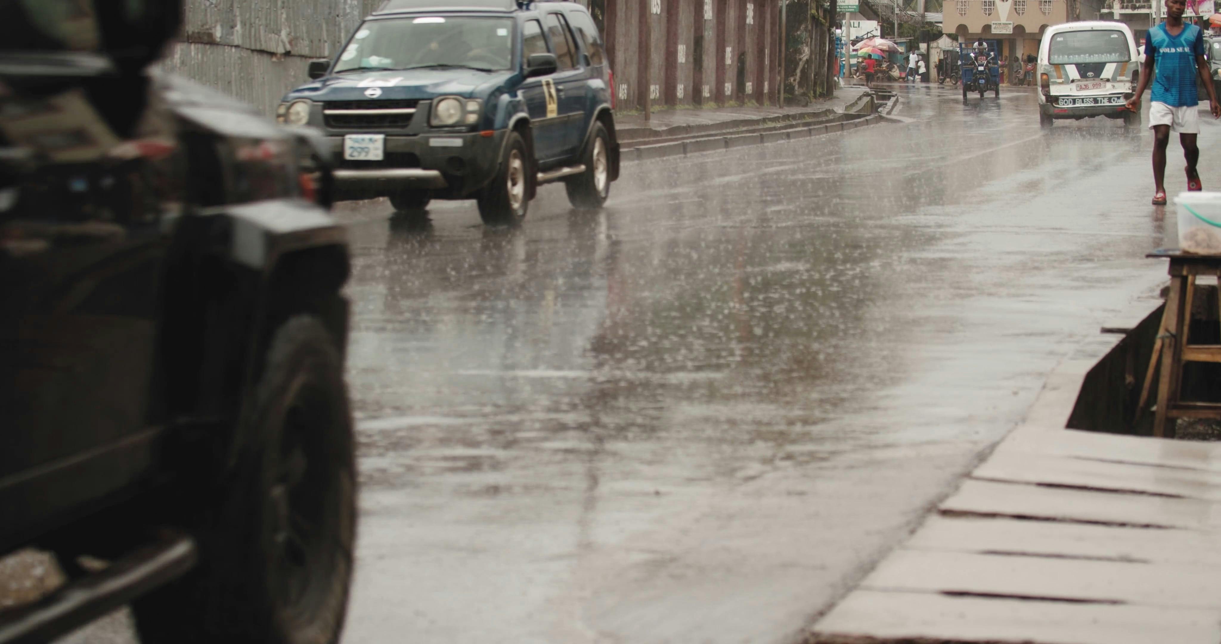 People Working in The Rain Free Stock Video Footage, Royalty-Free 4K ...