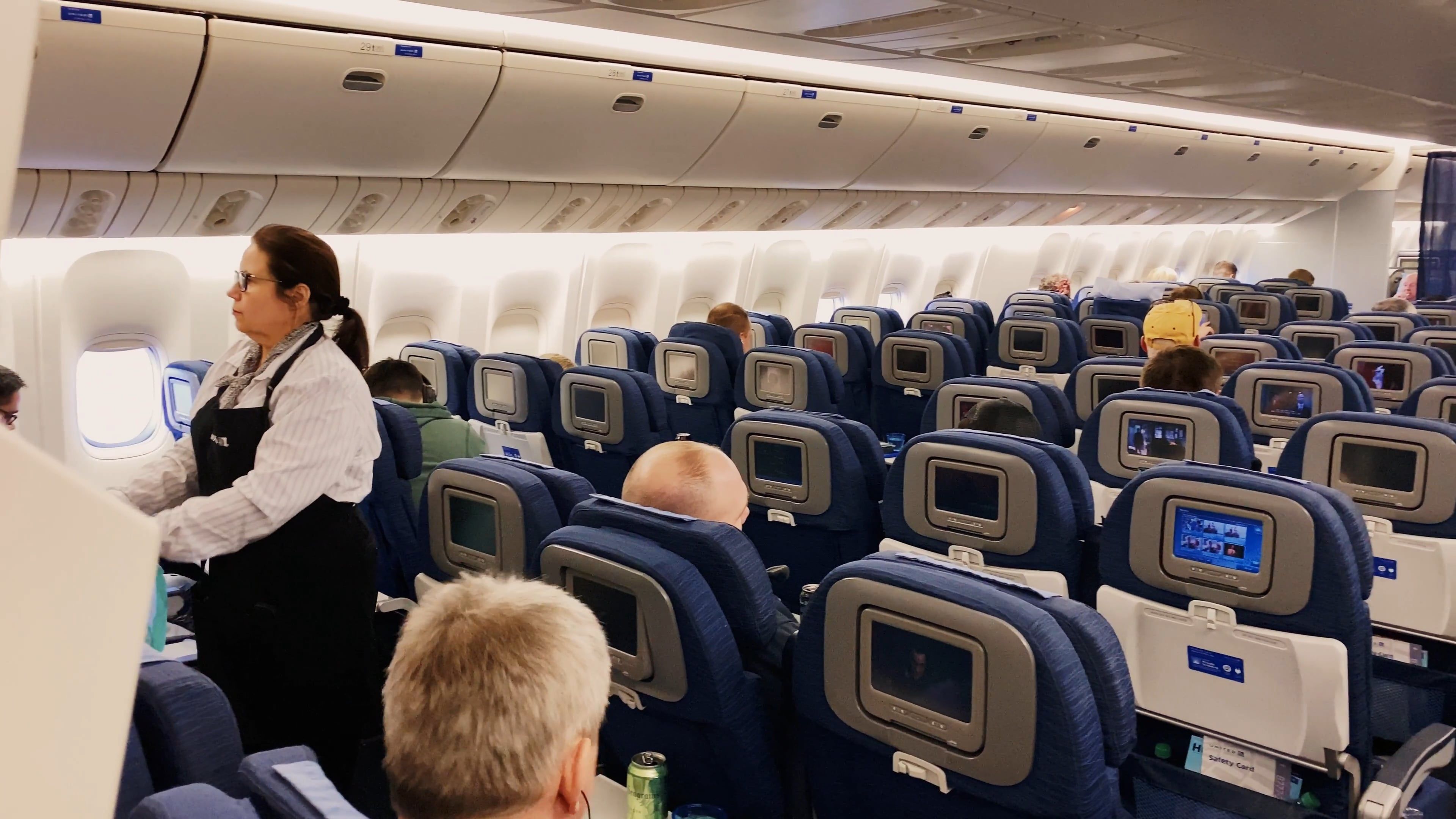 Footage Inside The Airplane · Free Stock Video