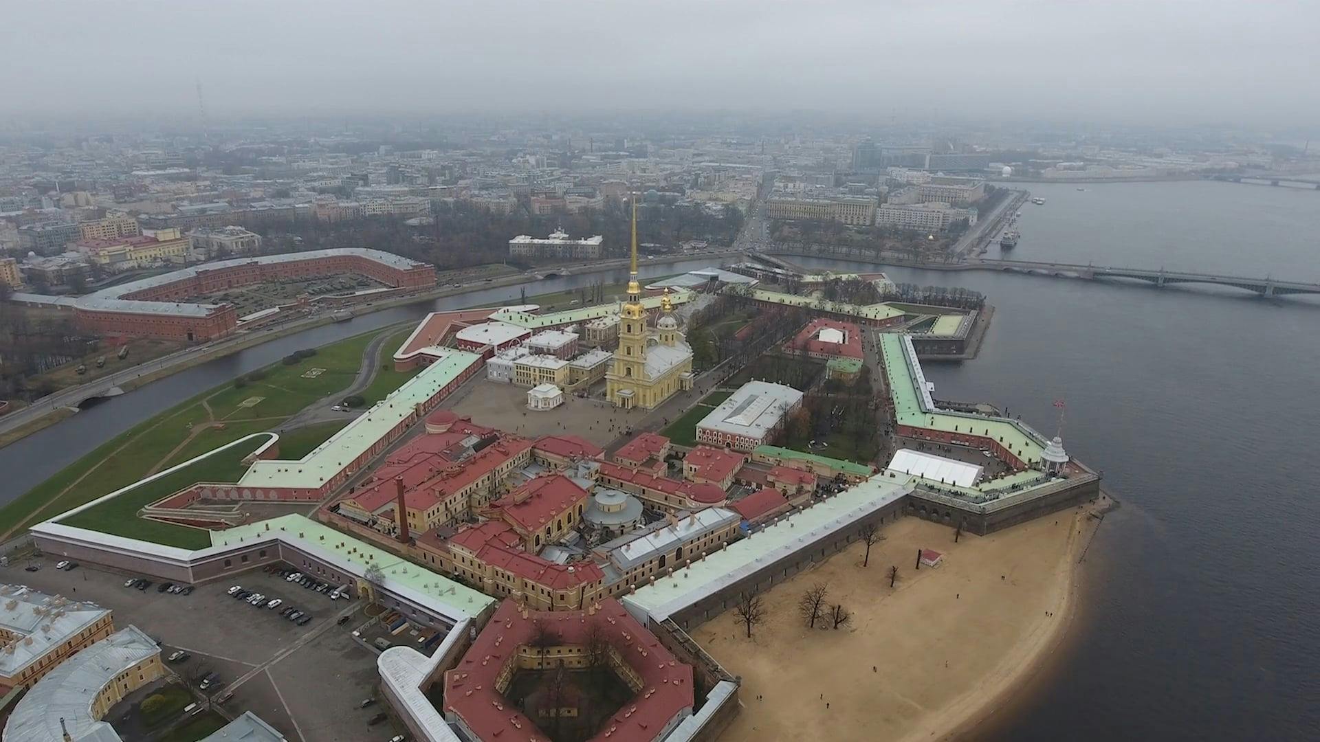 Aerial Video of Neva River in Daylight · Free Stock Video