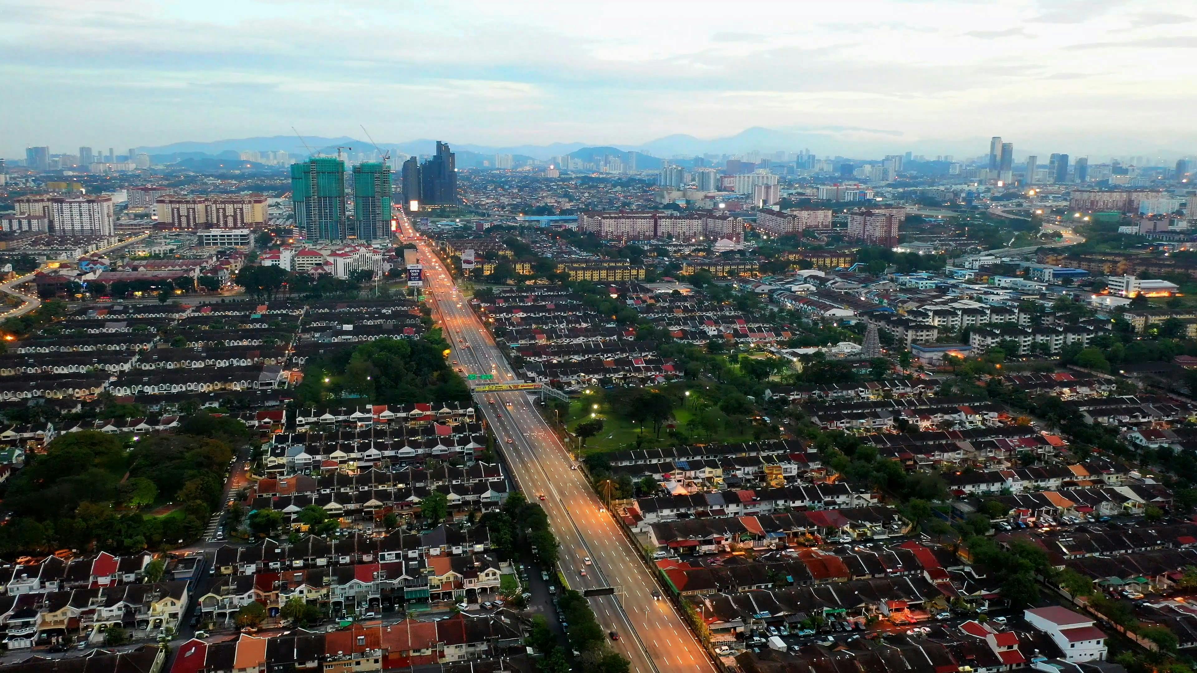 High Angle Footage Of The City Landscape · Free Stock Video