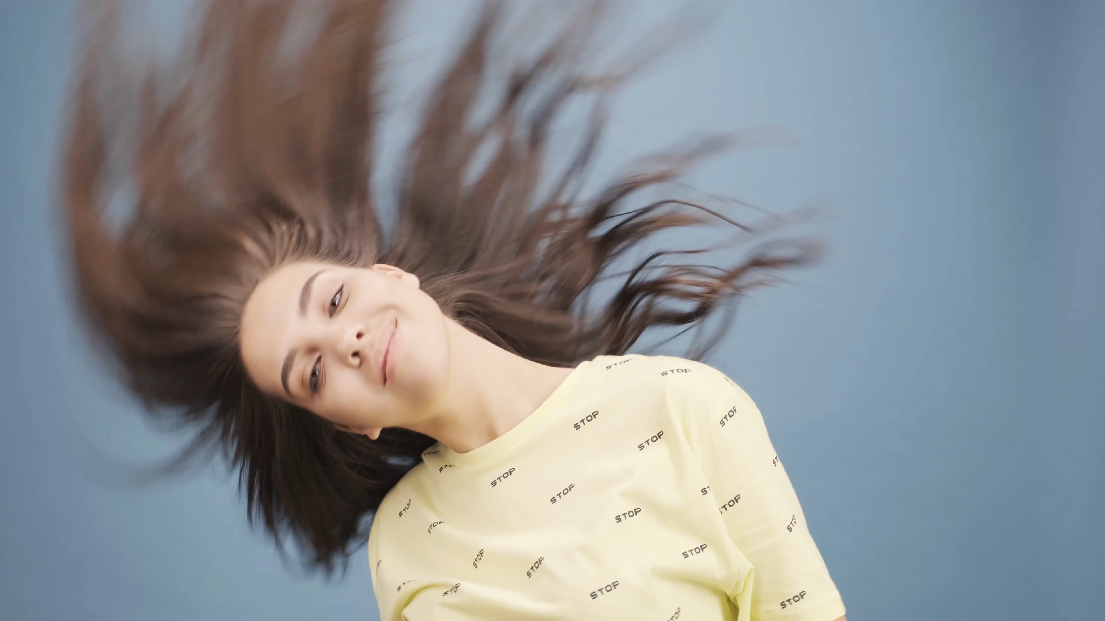 A Woman Swaying Her Hair Through Head Movements · Free Stock Video