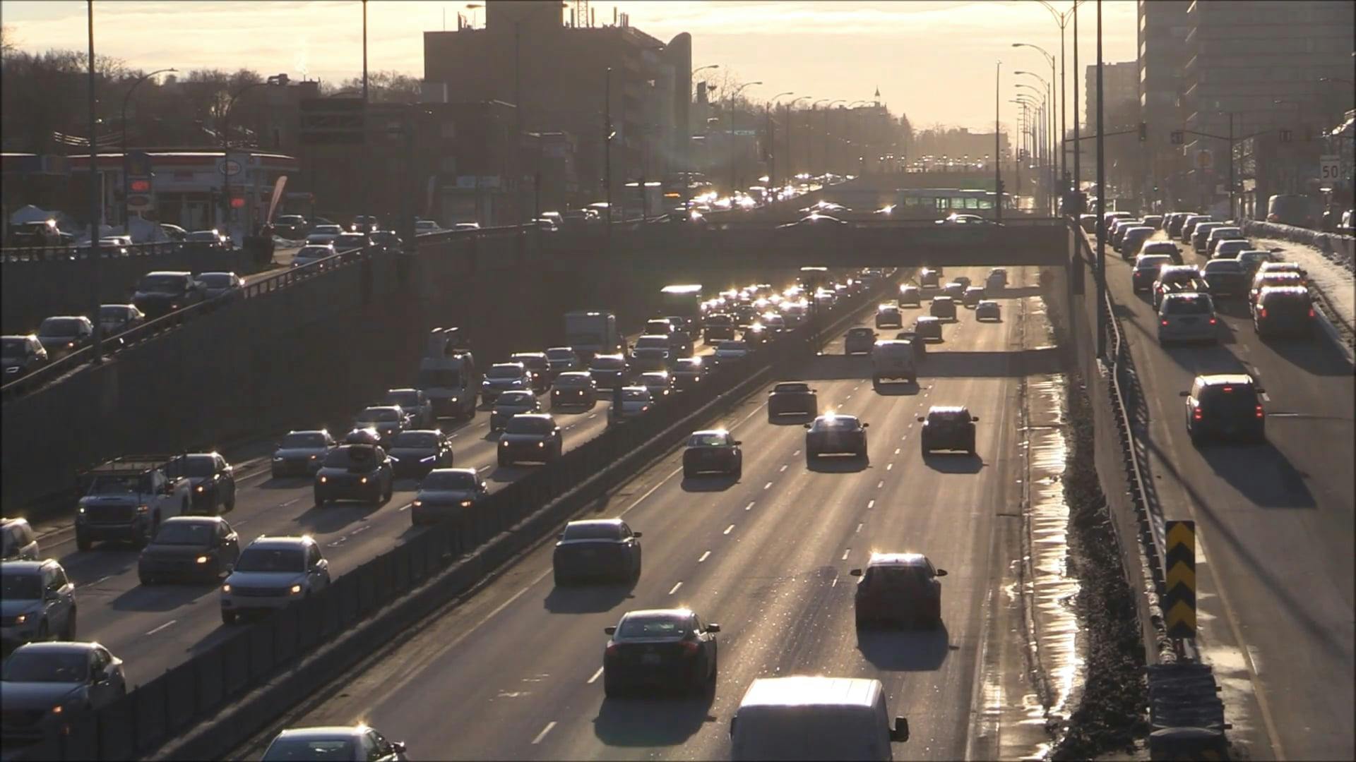 Footage Of The High Way With Traffic Free Stock Video Footage, Royalty ...