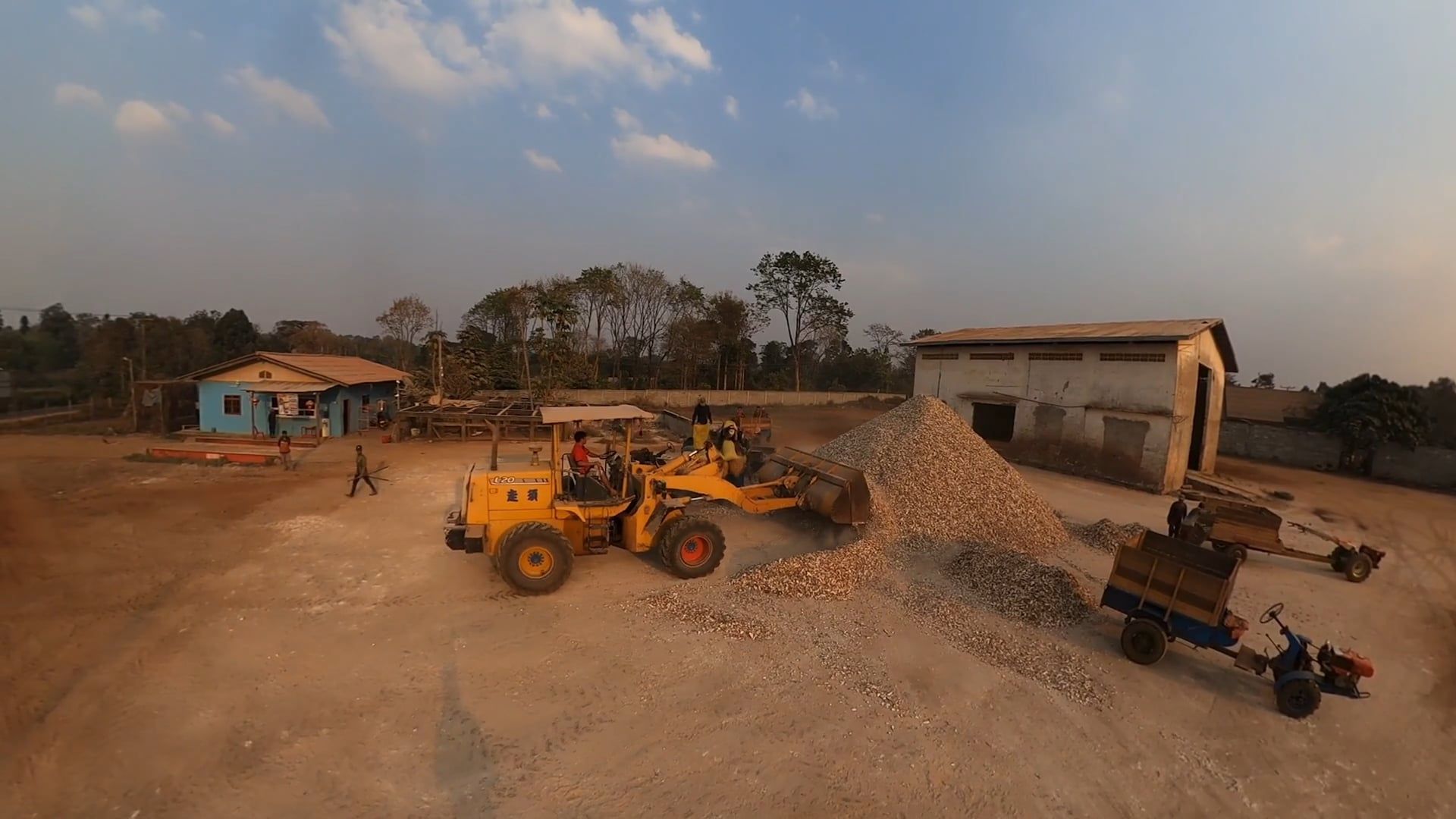 A Person Operating a Loader Free Stock Video Footage, Royalty-Free 4K ...