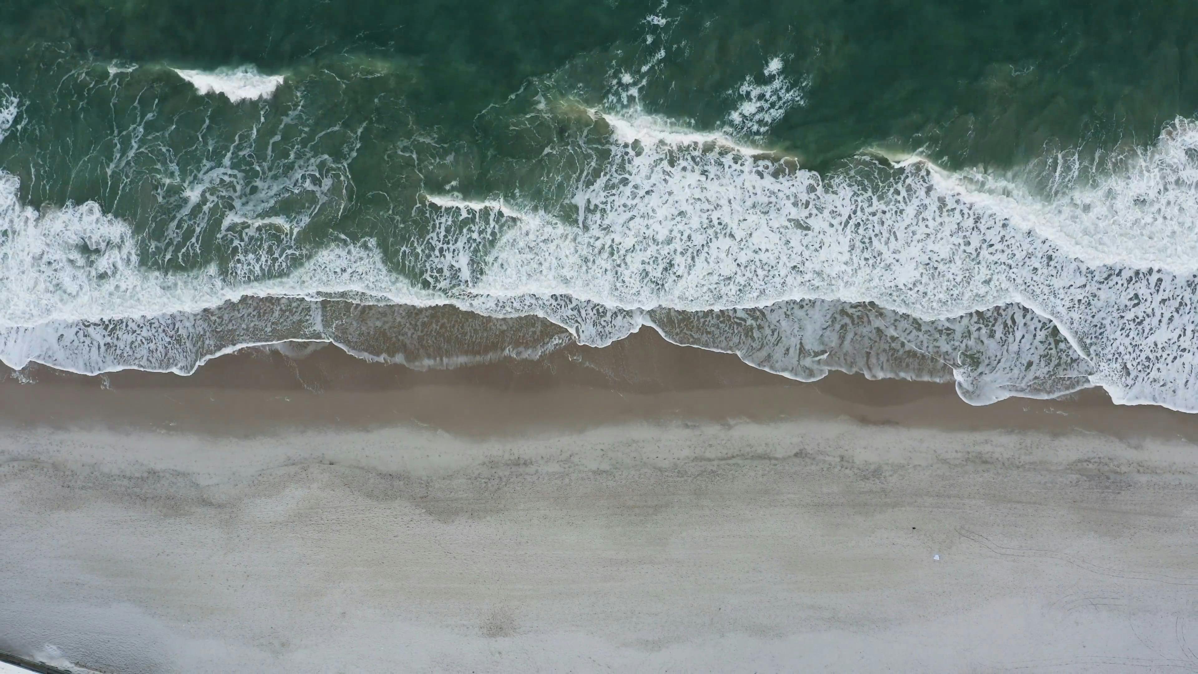 Top View Footage Of Waves In Time Lapse · Free Stock Video