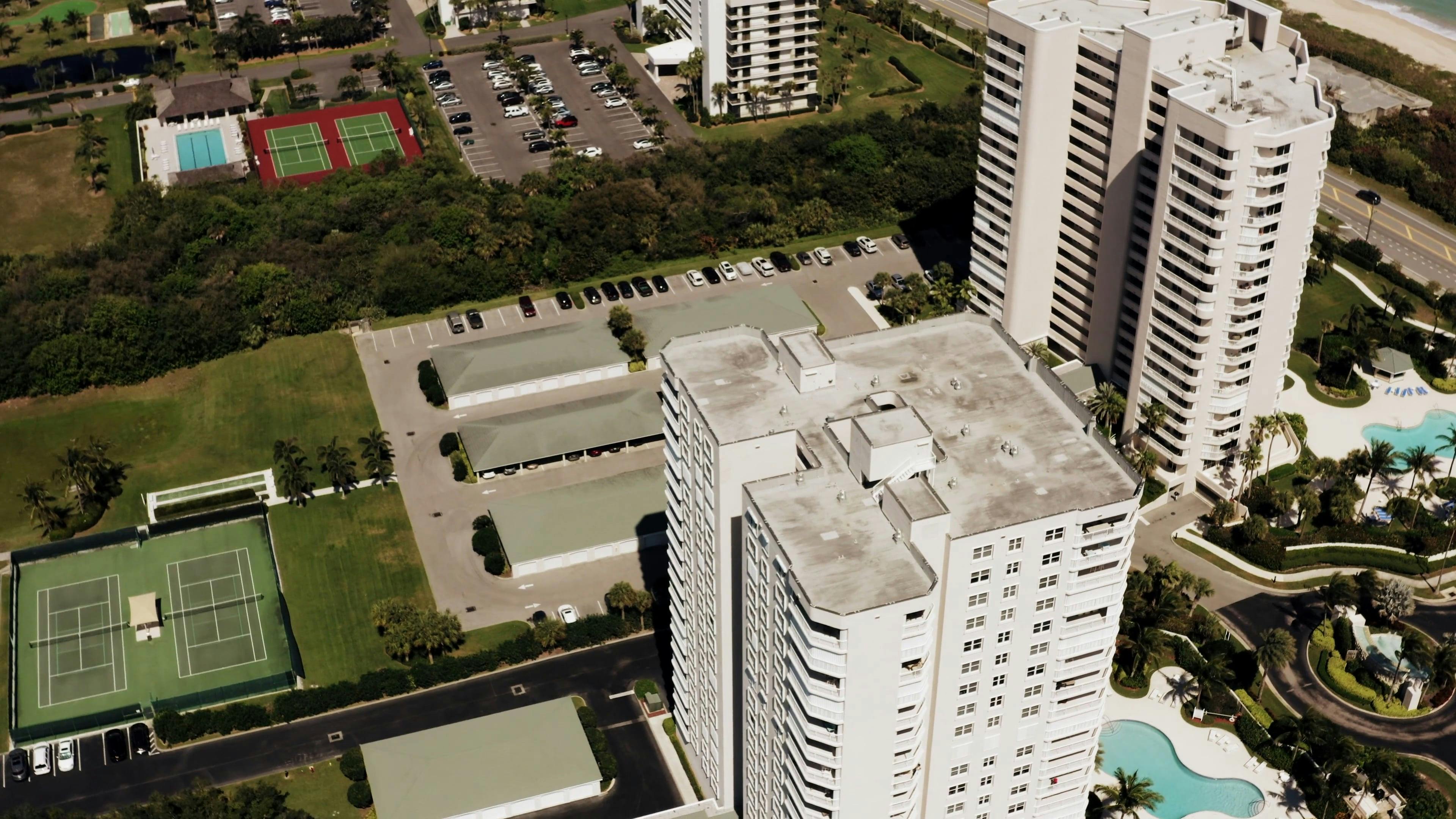 Aerial Shot of a Building Free Stock Video Footage, Royalty-Free 4K ...