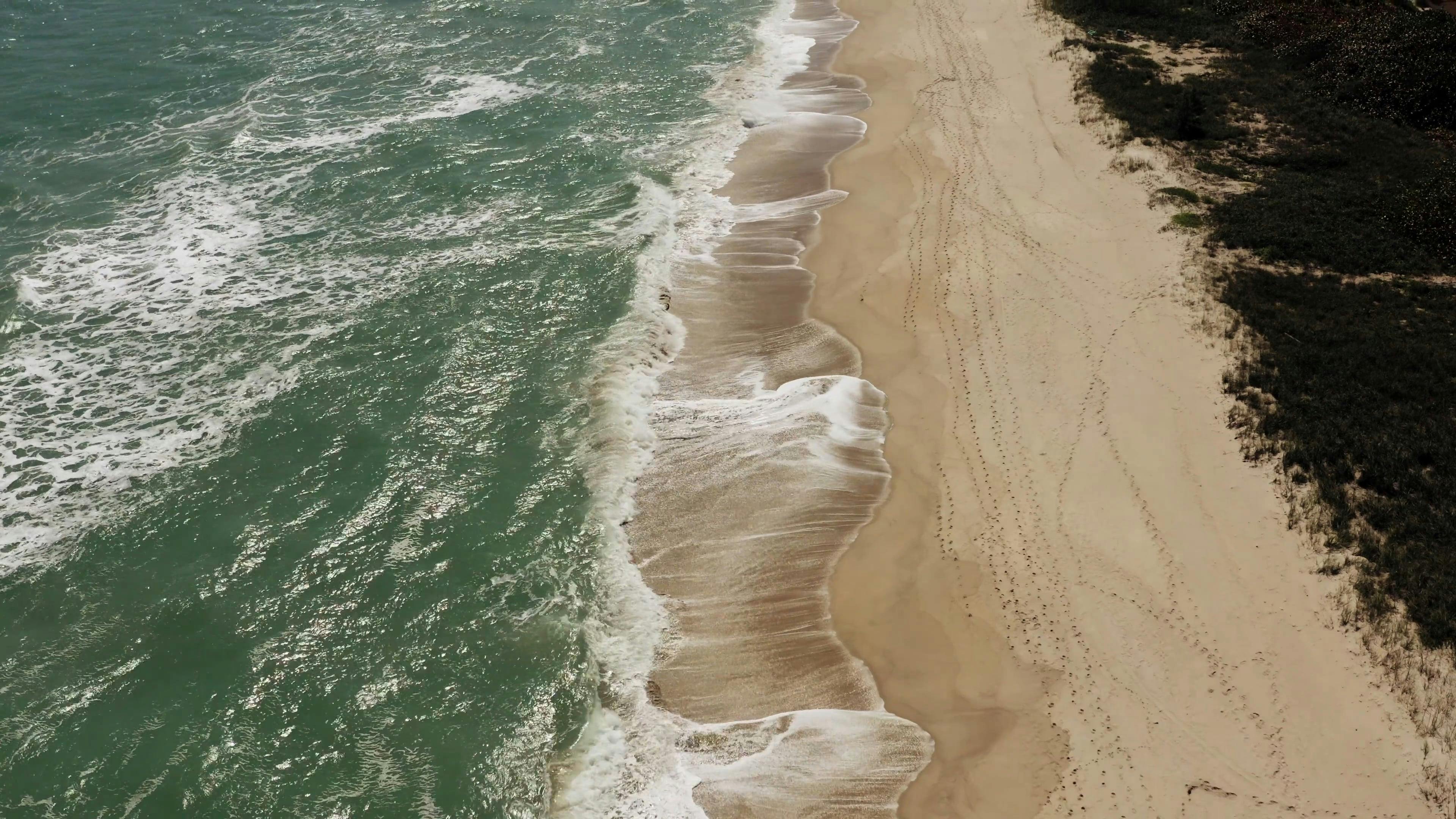 Aerial Shot of Seashore · Free Stock Video