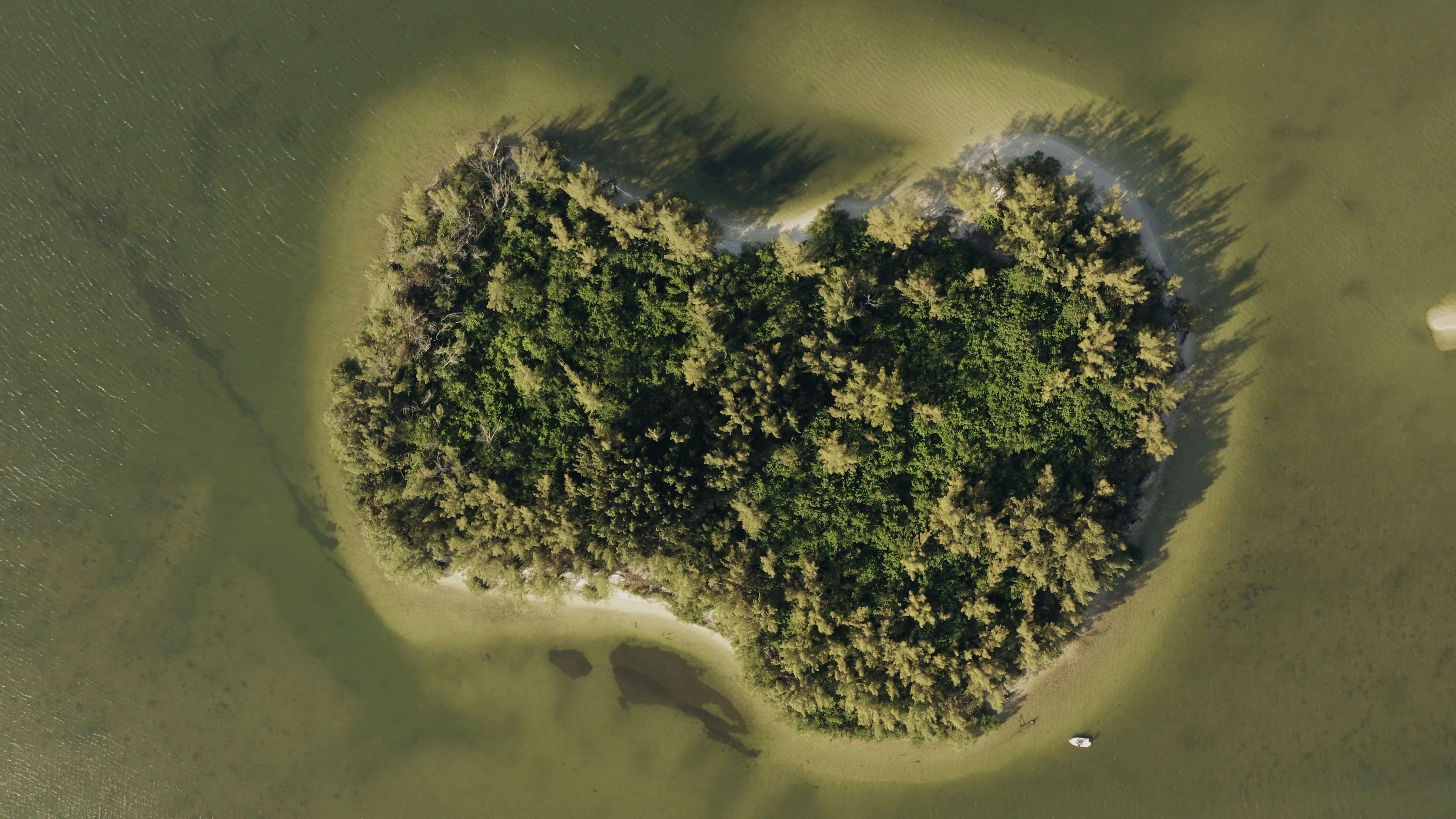 Top View Footage Of a Small Island Free Stock Video Footage, Royalty ...