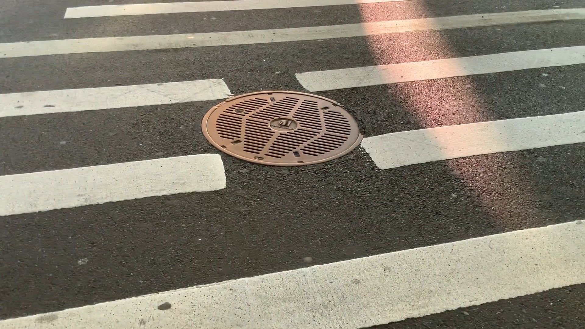 High Angle Footage Of A Manhole Free Stock Video Footage, Royalty-Free ...