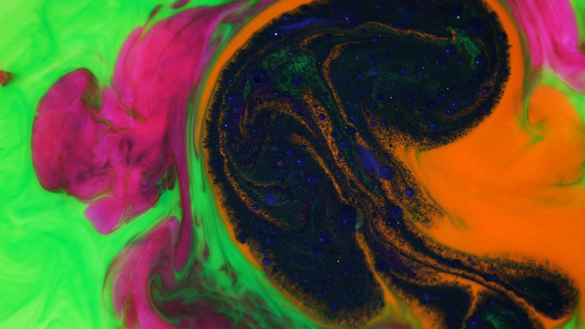 Mixed Liquid Colors · Free Stock Video