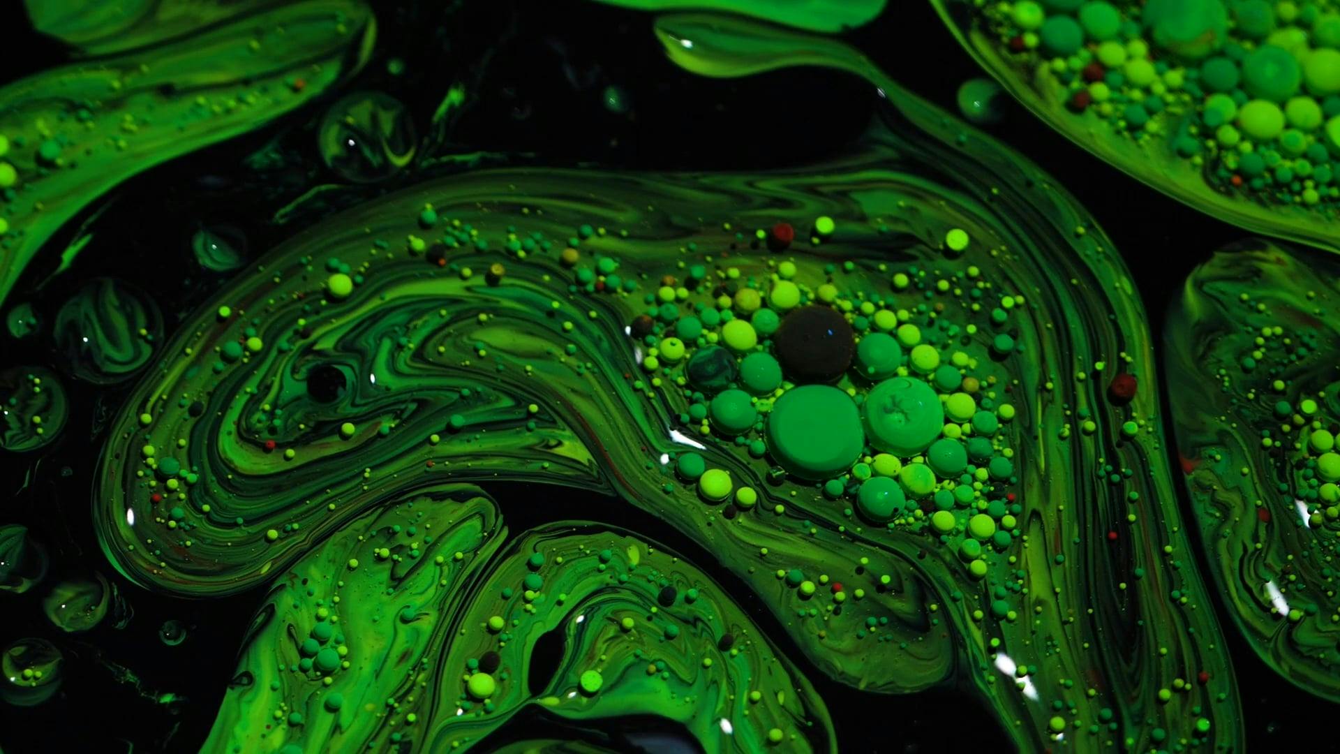 Close Up Shot of Green Colored Liquid · Free Stock Video
