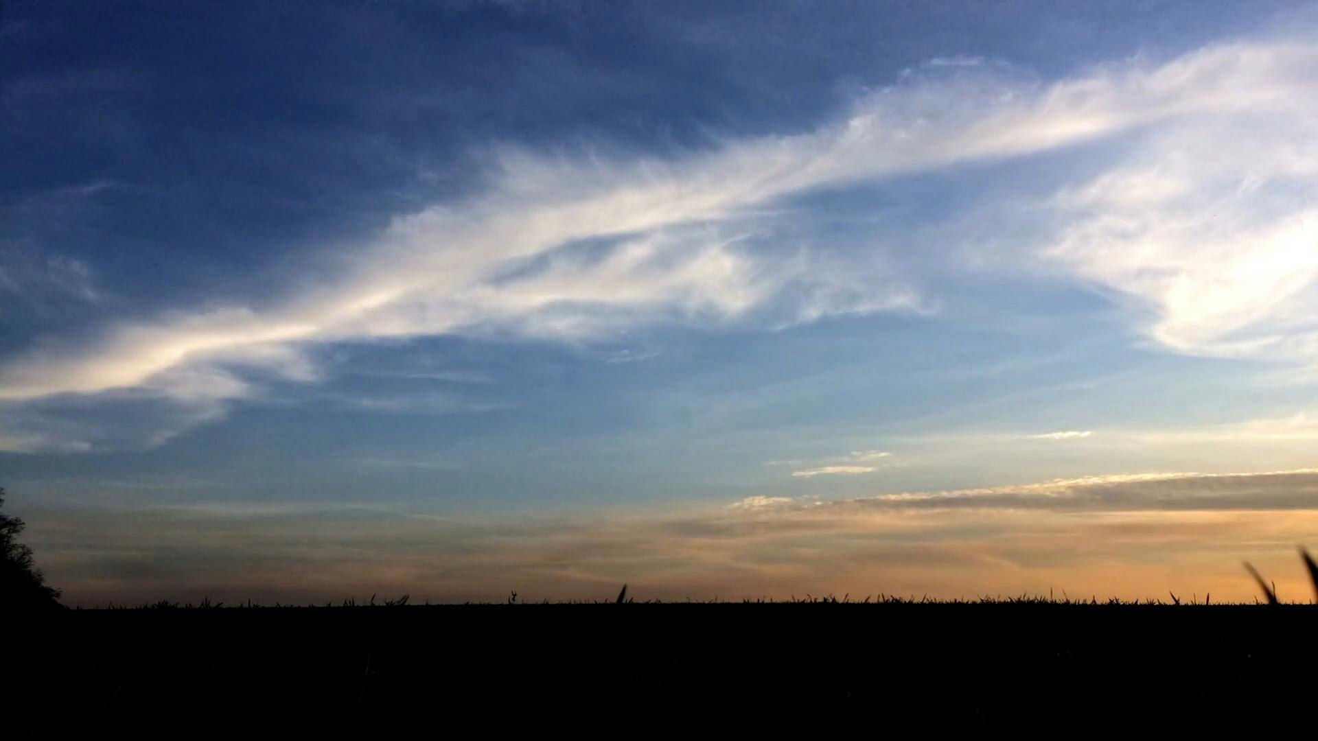 Footage Of Clouds Movement In Time Lapse Free Stock Video Footage ...