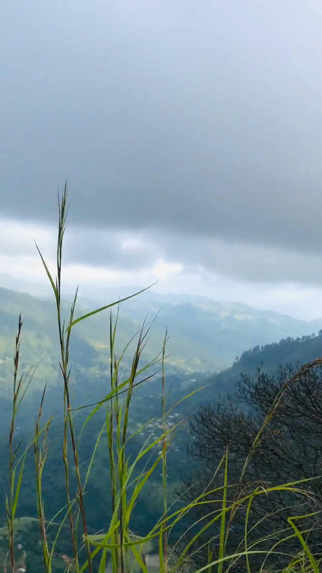 Strong Winds Blowing On The Mountain Top · Free Stock Video