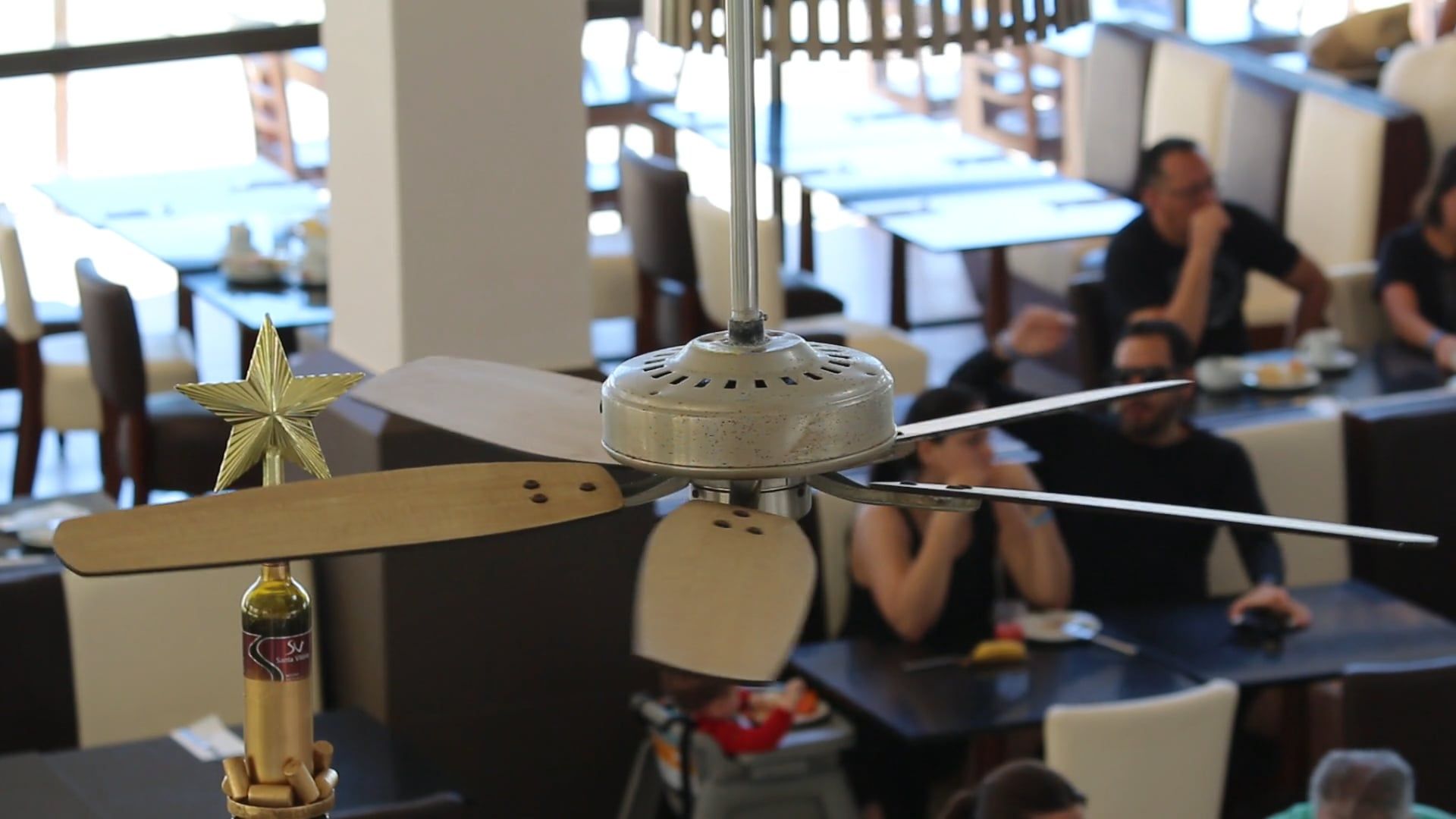 Ceiling Fan In a Restaurant Free Stock Video Footage, Royalty-Free 4K ...
