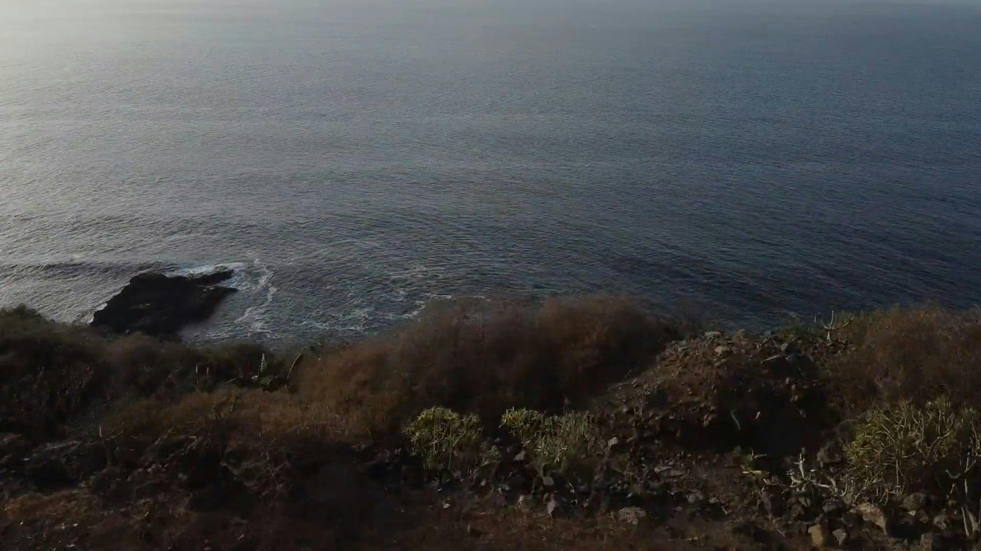 Aerial Shot of a Cliff Coast · Free Stock Video