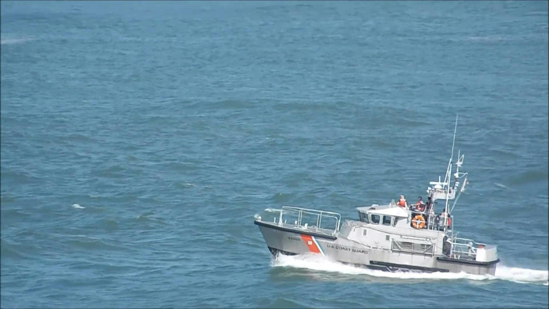 Coast Guard Patrolling in the Ocean Free Stock Video Footage, Royalty ...