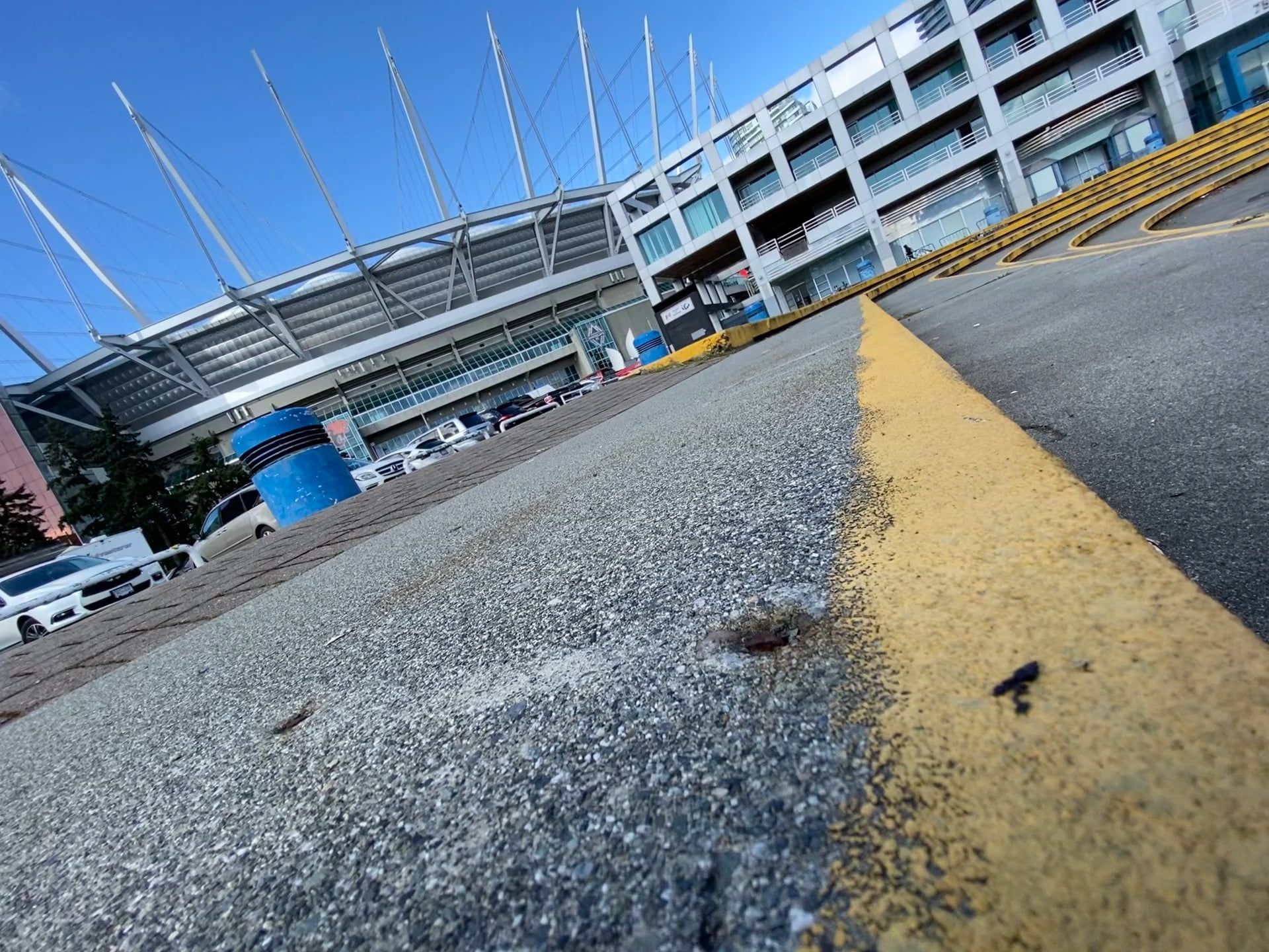 Footage Of The Stadium In Worm's Eye View Free Stock Video Footage ...