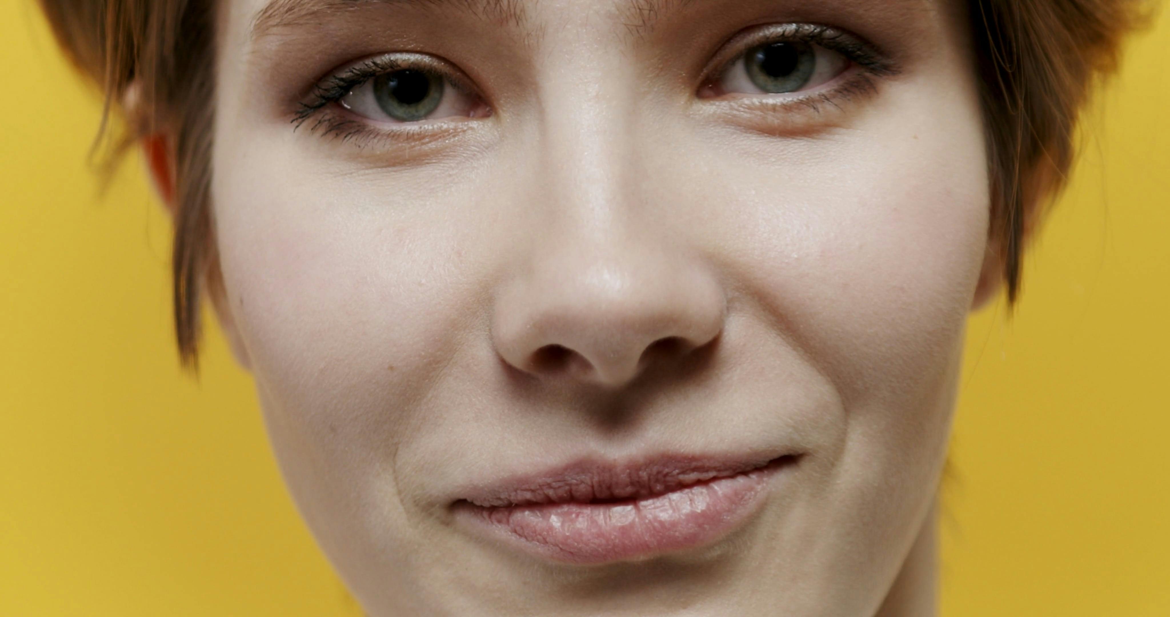 A Woman Goofing Around Making Faces Free Stock Video Footage, Royalty ...