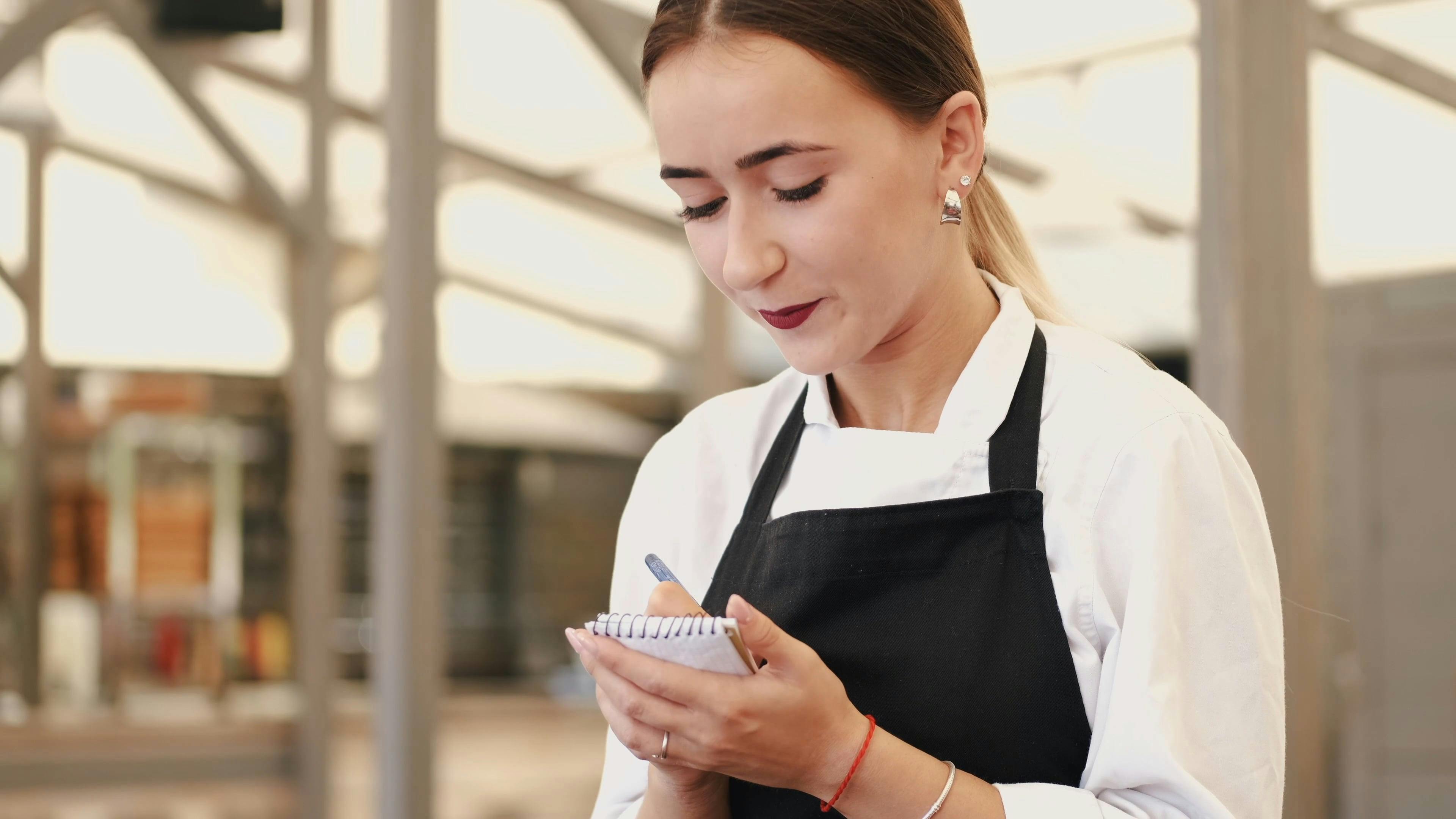 Woman Taking Orders Free Stock Video Footage, Royalty-Free 4K & HD ...