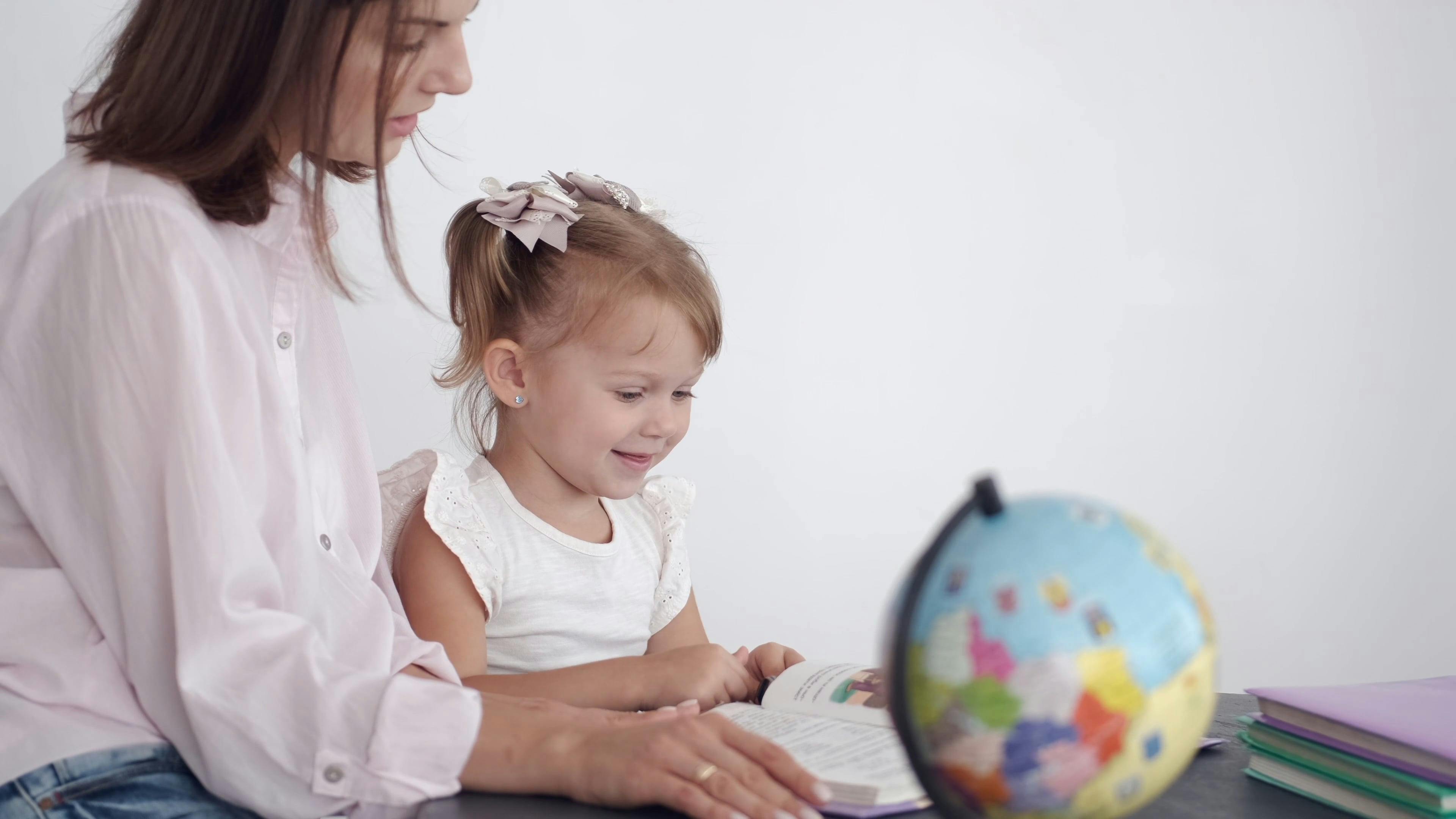 A Mother Teaching Moments With Her Daughter Free Stock Video Footage ...