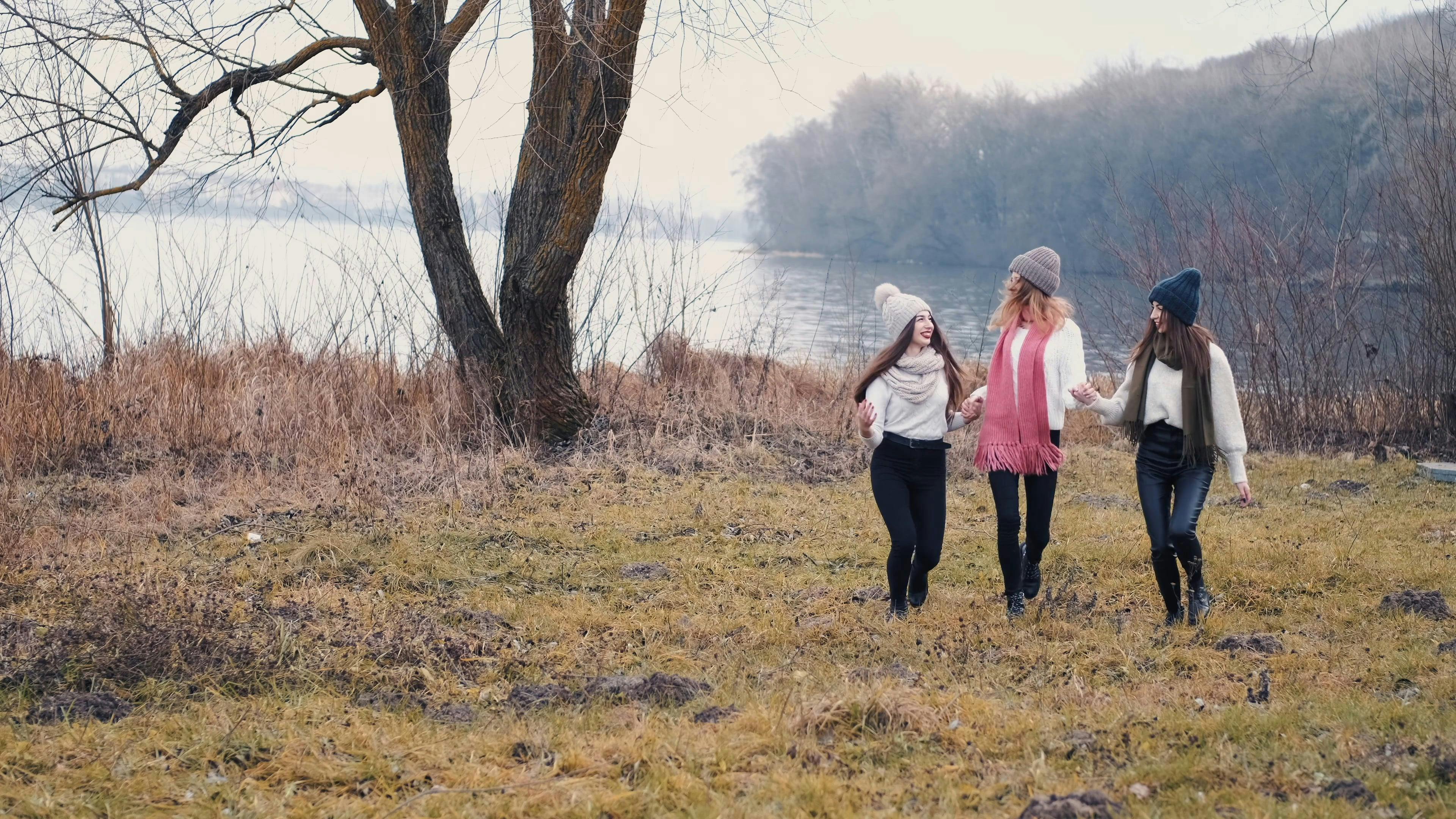 Friends Running Together Free Stock Video Footage, Royalty-Free 4K & HD ...