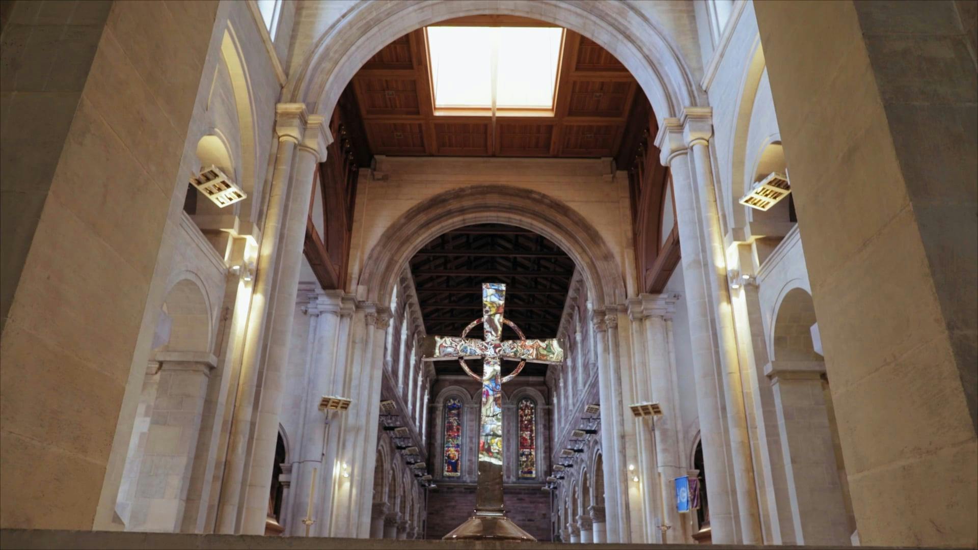 The Interior Design Of A Cathedral · Free Stock Video