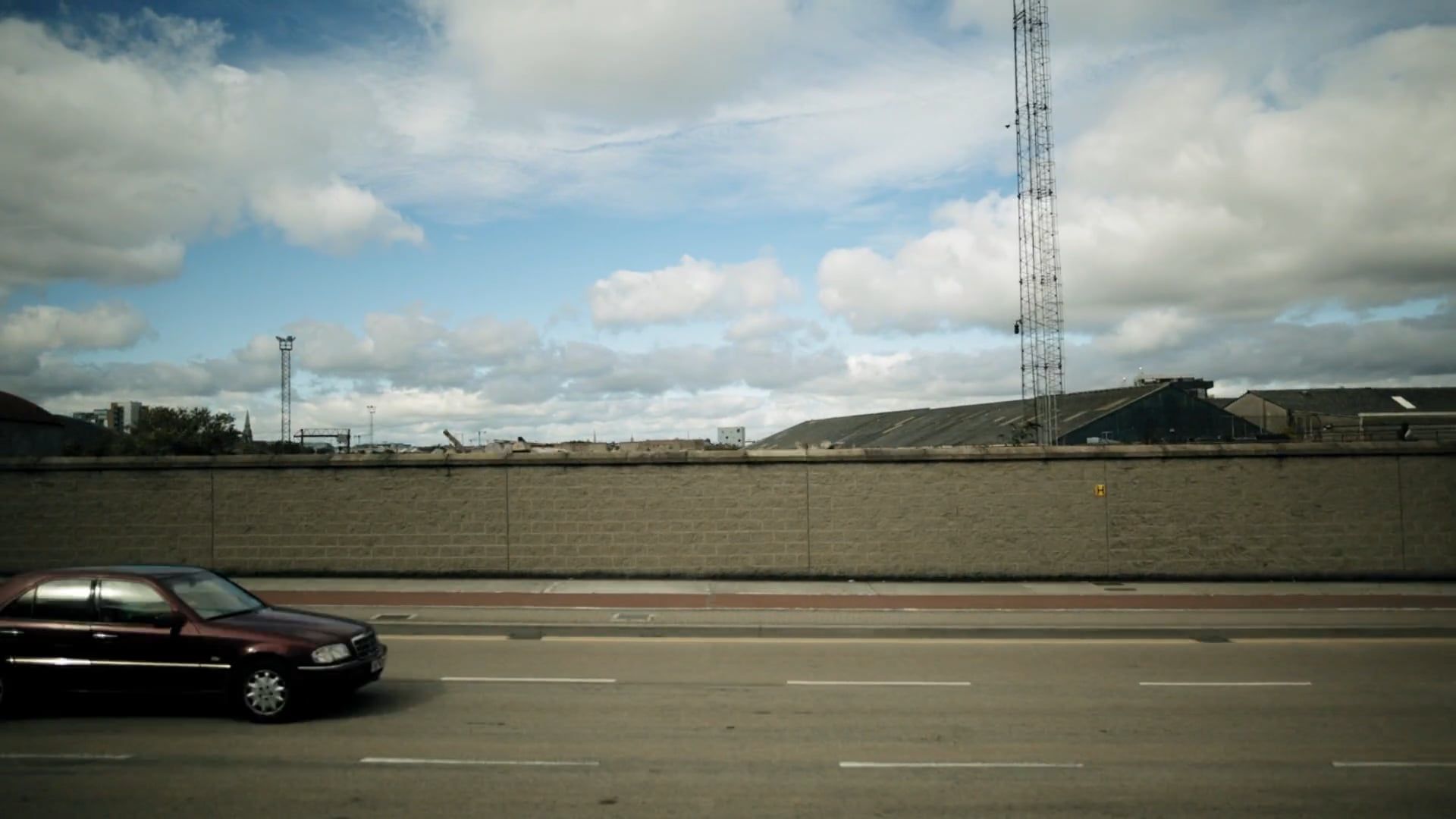 A View of Busy Road From a Moving Car Free Stock Video Footage, Royalty ...