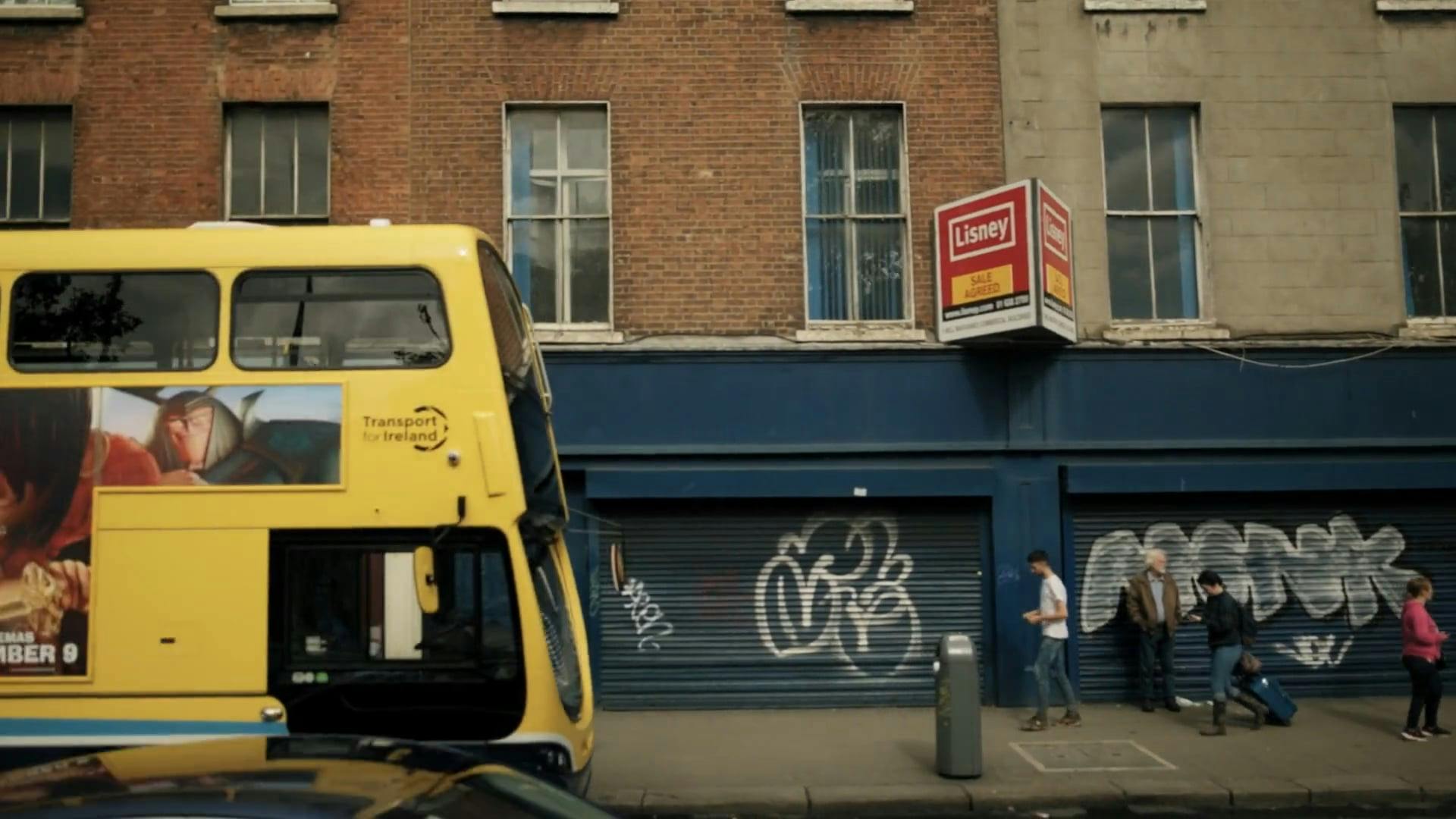 Video Footage Of A City Surrounding From A Moving Bus · Free Stock Video