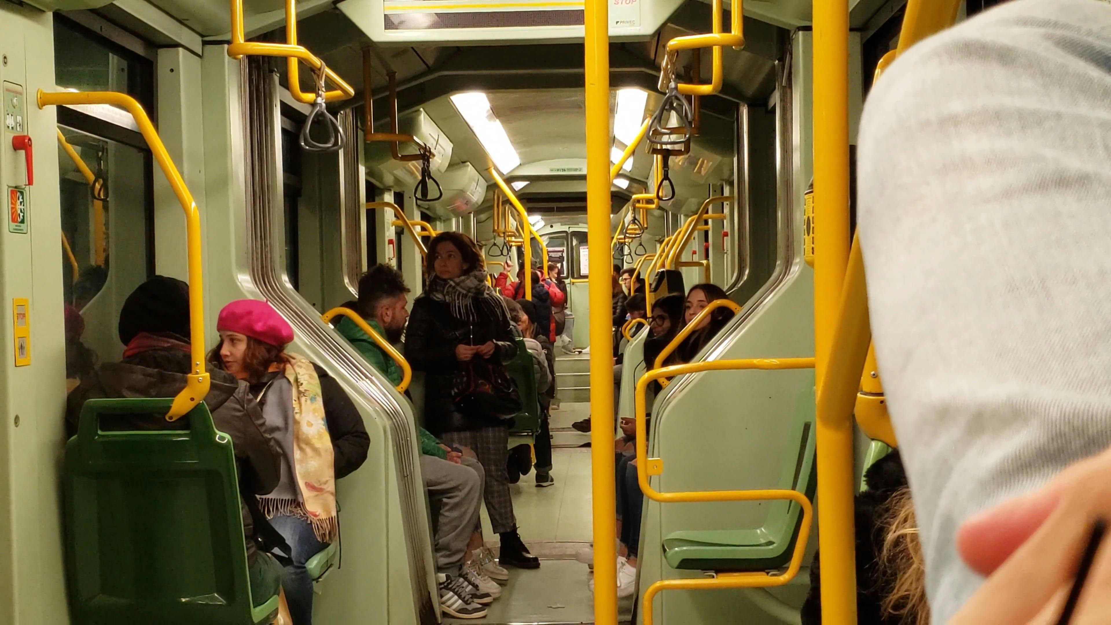 Video Of People Inside A Train · Free Stock Video