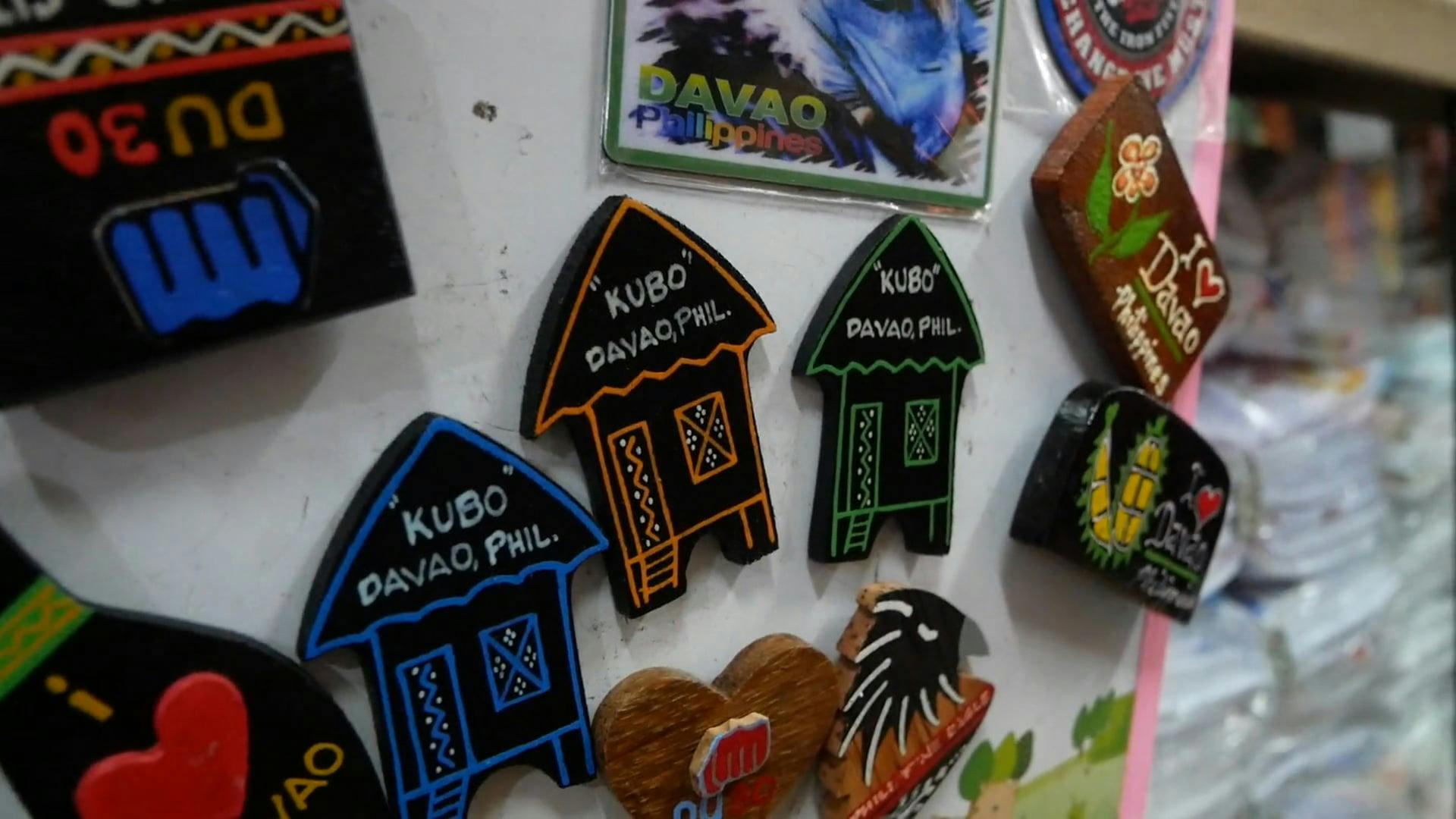 Fridge Magnetic Souvenir Items In Davao Philippines · Free Stock Video