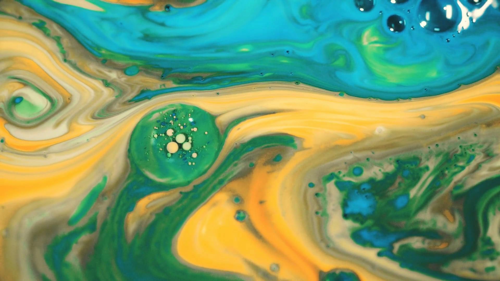 Colored Liquid Mixing Forming Different Patterns · Free Stock Video