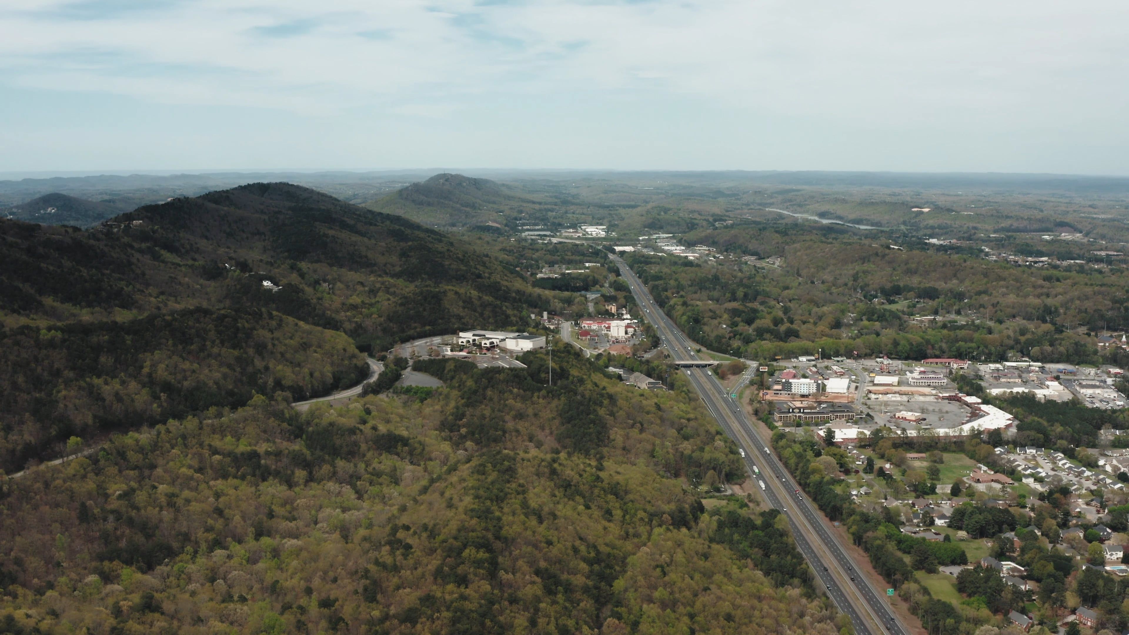 Drone Footage of Highways in a Rural Area Free Stock Video Footage ...