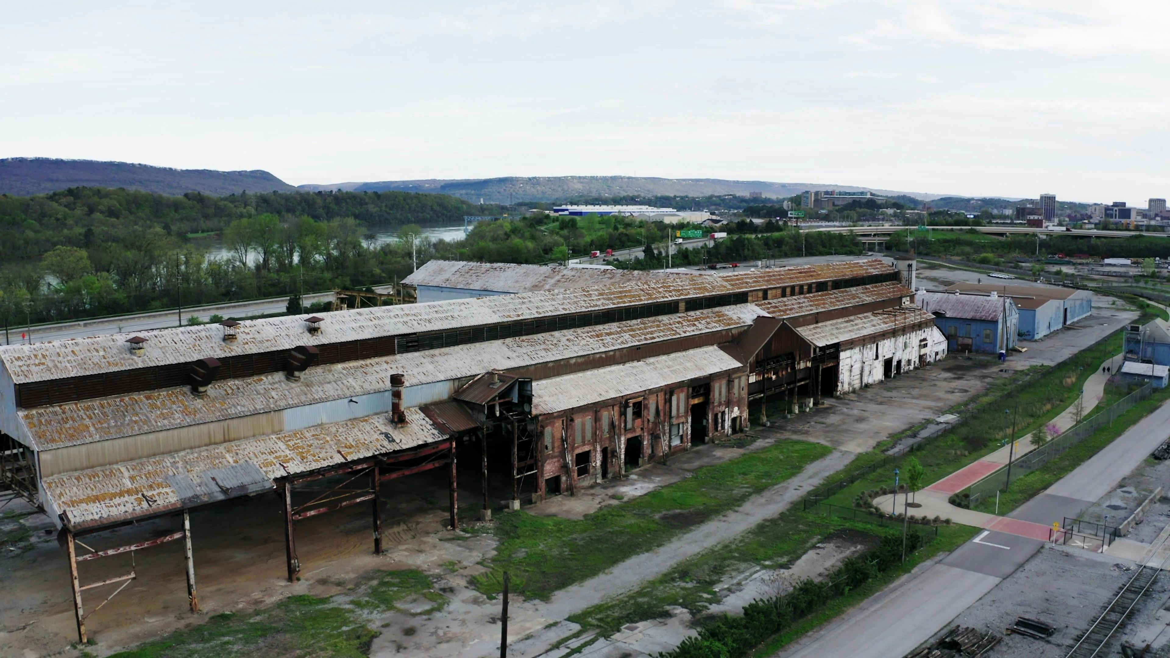 Drone Footage Of A Condemned Building · Free Stock Video