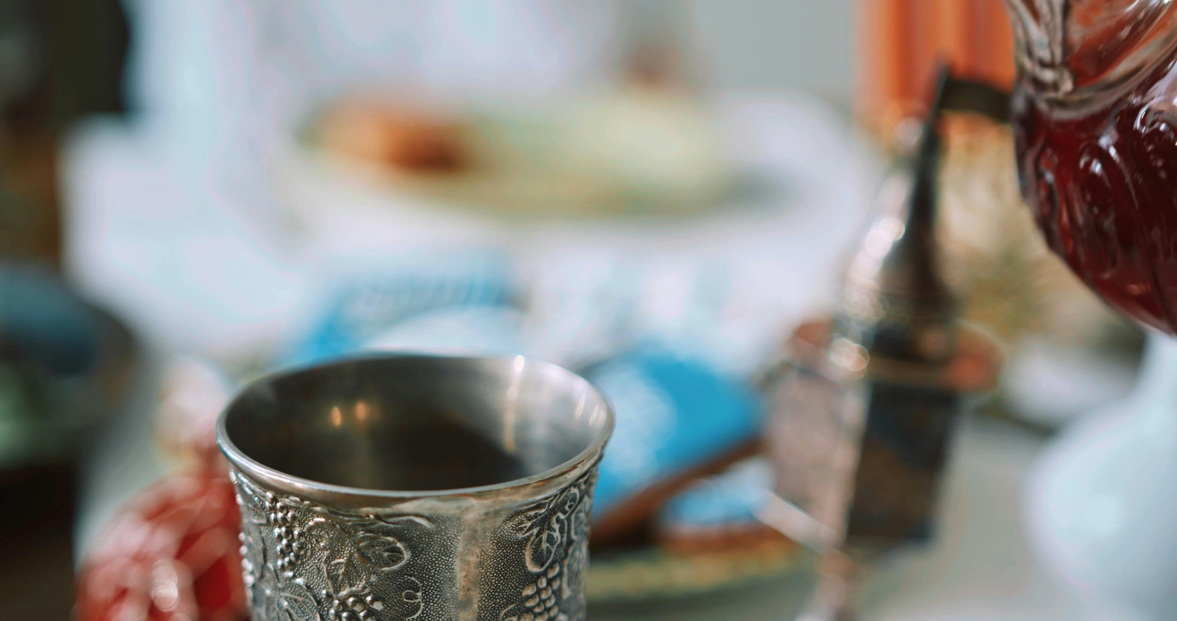 Pouring Red Wine On A Chalice Cup Free Stock Video Footage, Royalty ...