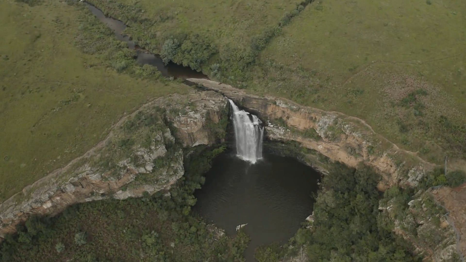 Drone Footage Of Waterfalls Free Stock Video Footage, Royalty-Free 4K ...