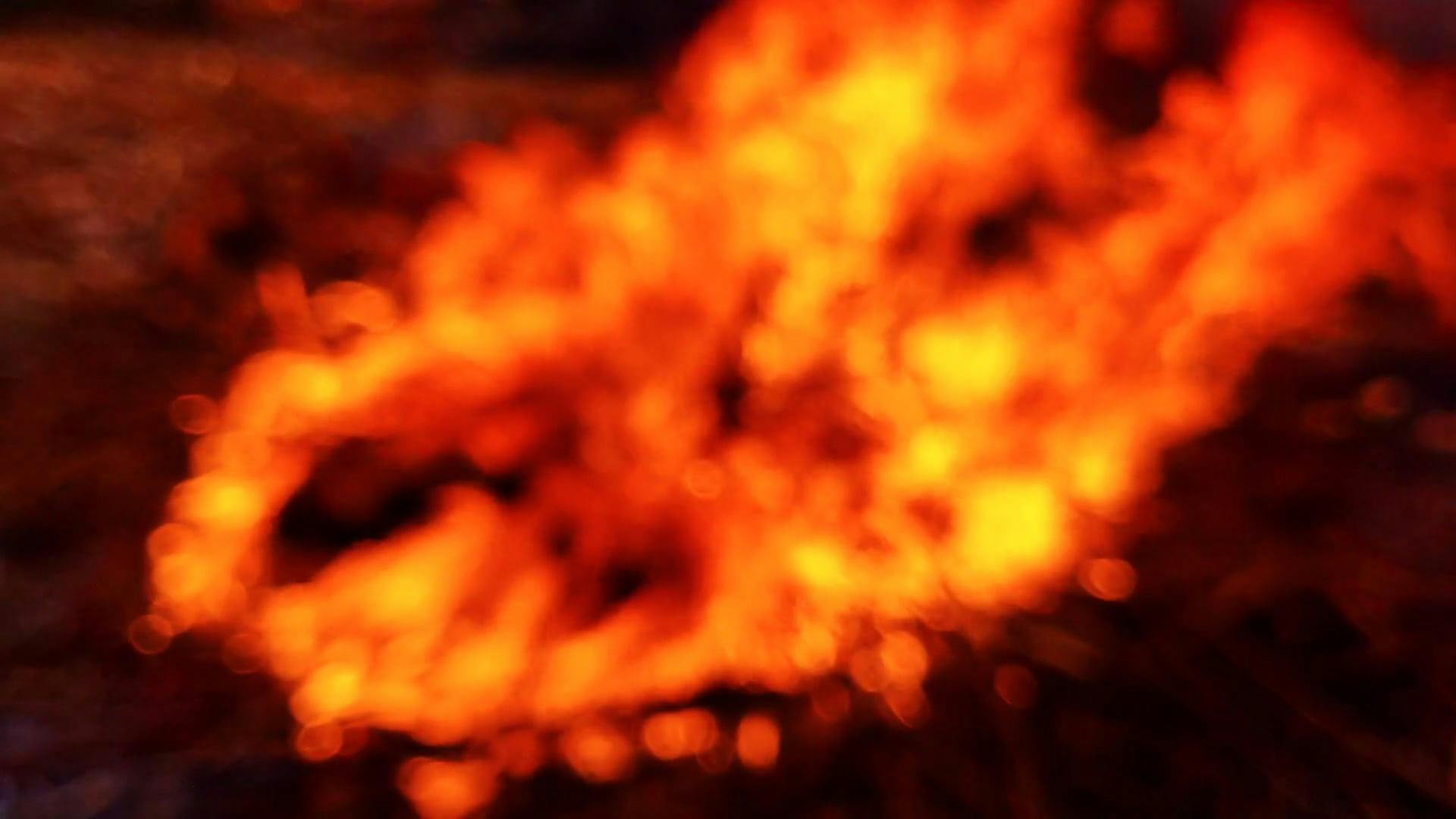 Blurred Video Of A Fire Burning Flame · Free Stock Video